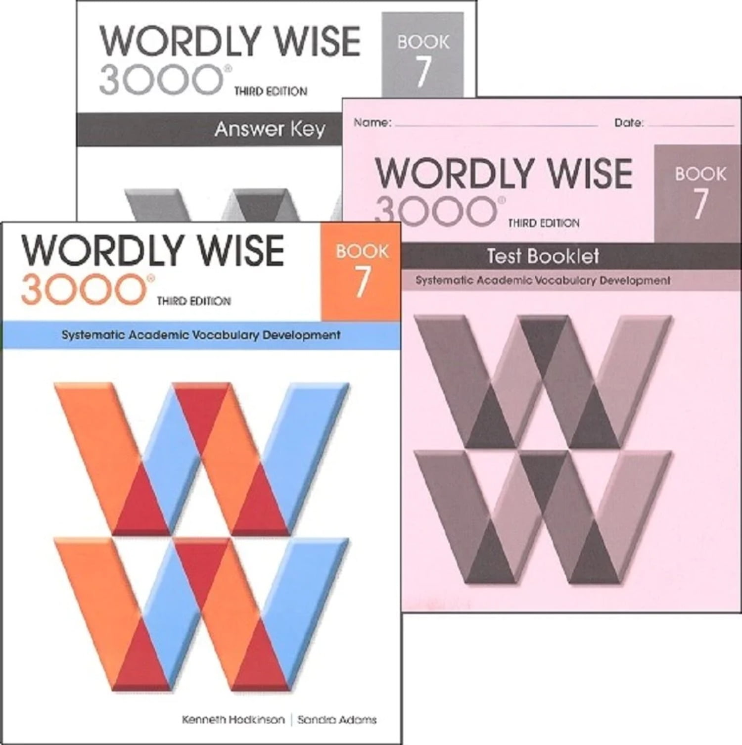 Wordly Wise 3000® 3rd Edition Grade 7 SET -- Student Book, Test Booklet ...