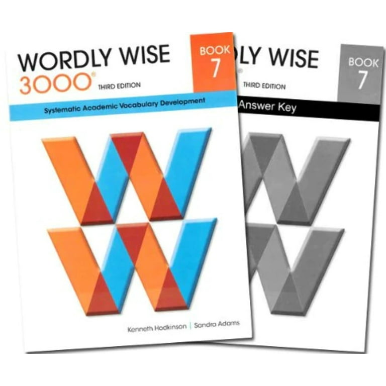 Wordly Wise 3000 Book 7 Wordly Wise 3000 : Hodkinson, Kenneth : Free