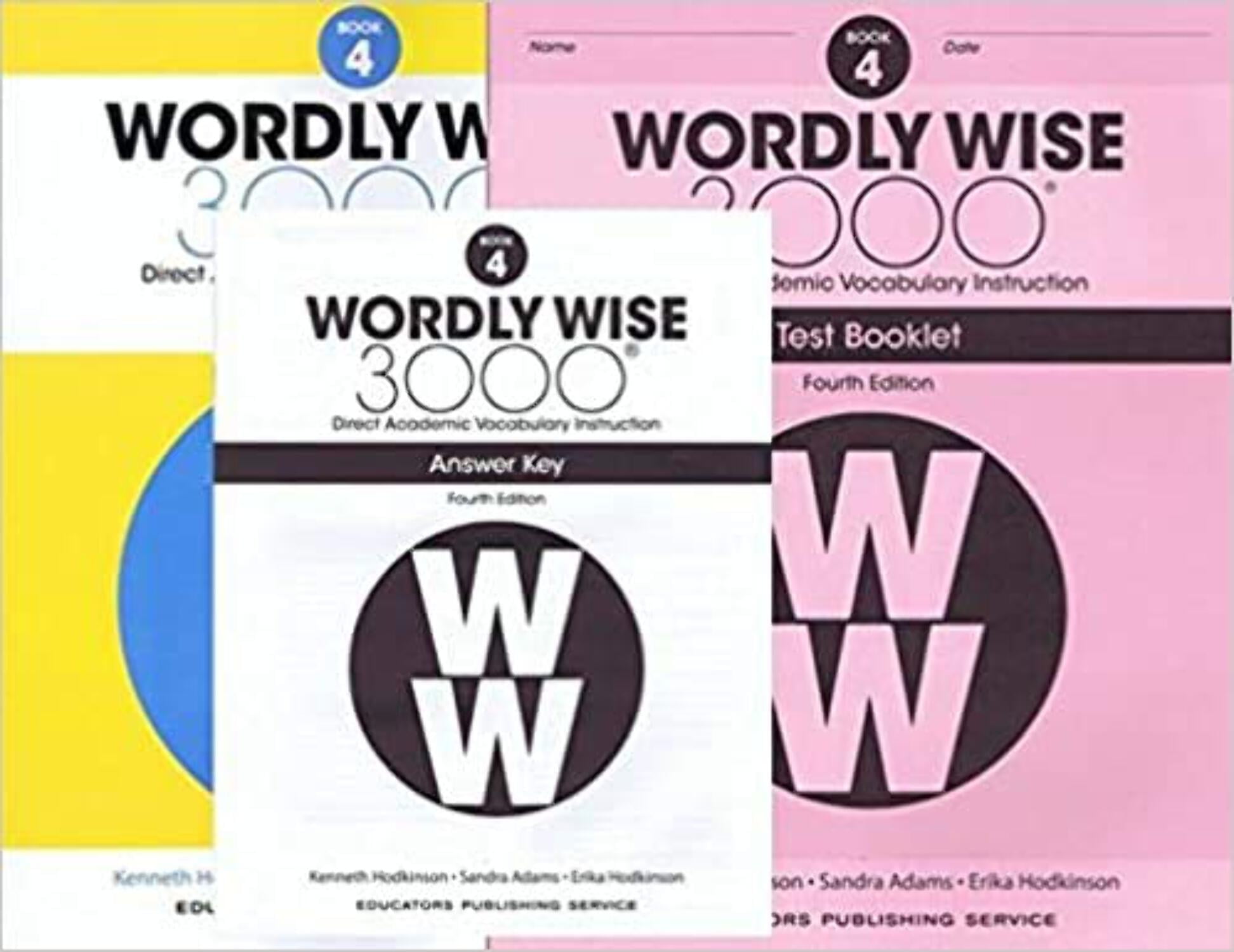 Wordly Wise 3000® 4th Edition Grade 4 SET -- Student Book, Test Booklet ...