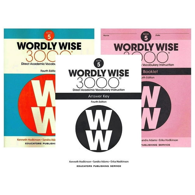 Wordly Wise 3000® 4th Edition Grade 5 SET -- Student Book, Test Booklet ...