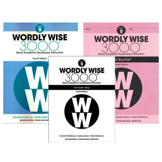 Wordly Wise 3000® 4th Edition Grade 9 SET -- Student Book, Test Booklet ...