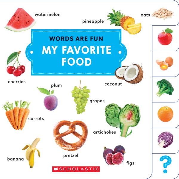 Words Are Fun: My Favorite Food (Words Are Fun) (Board Book) - Walmart.com