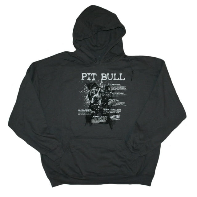 Words Pit Bull Men's - Women's Hoodie Adult, Pitbull Accessories ...