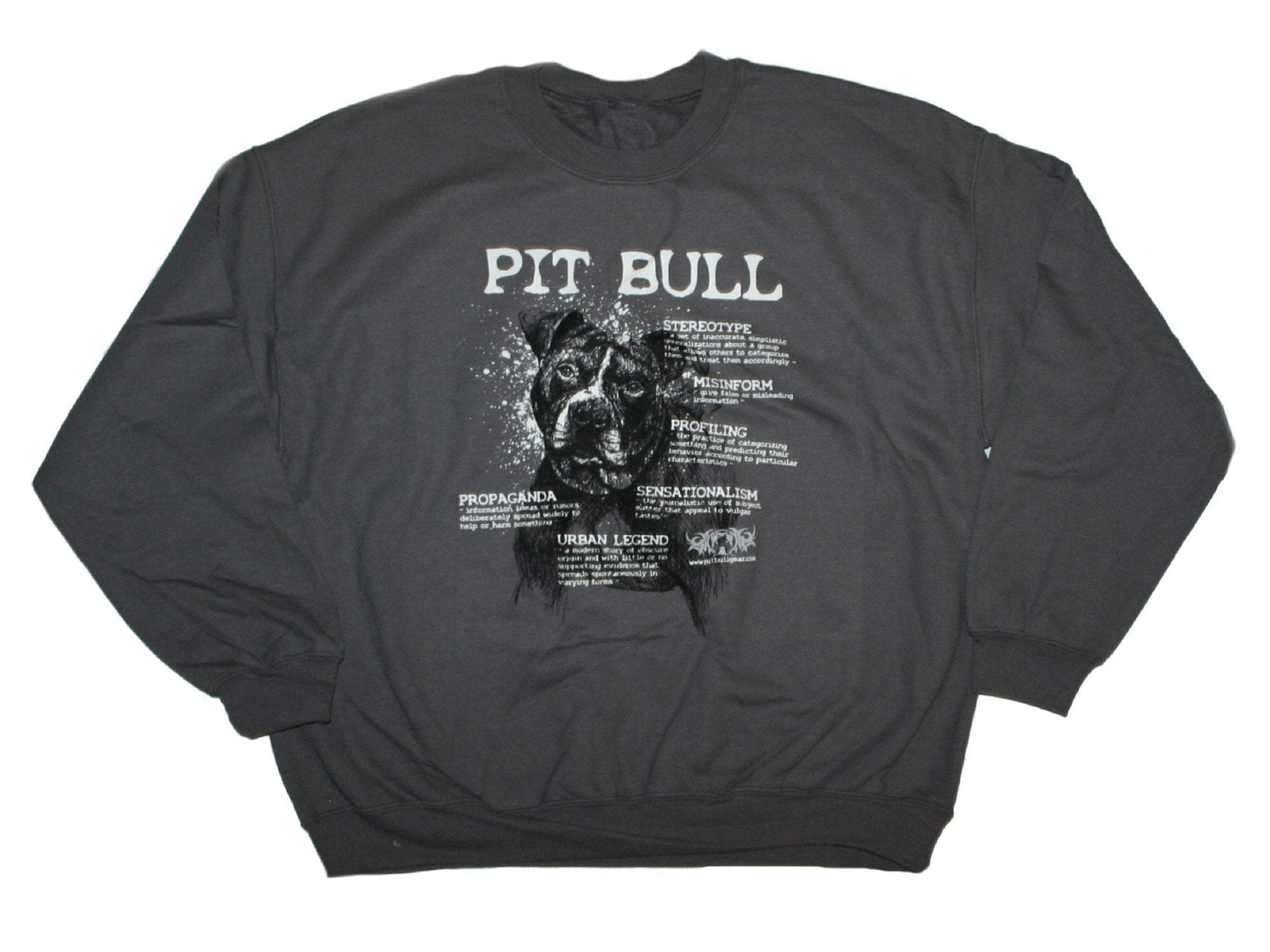 Words Pit Bull Sweatshirt Hoodie Adult, Pitbull Accessories, Pitbull ...