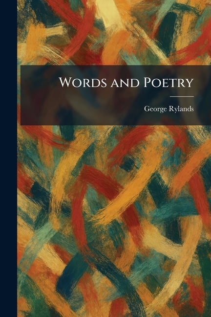Words and Poetry, (Paperback) - Walmart.com