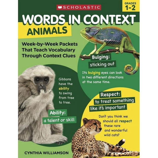 Words in Context: Animals: Week-By-Week Packets That Teach Vocabulary ...