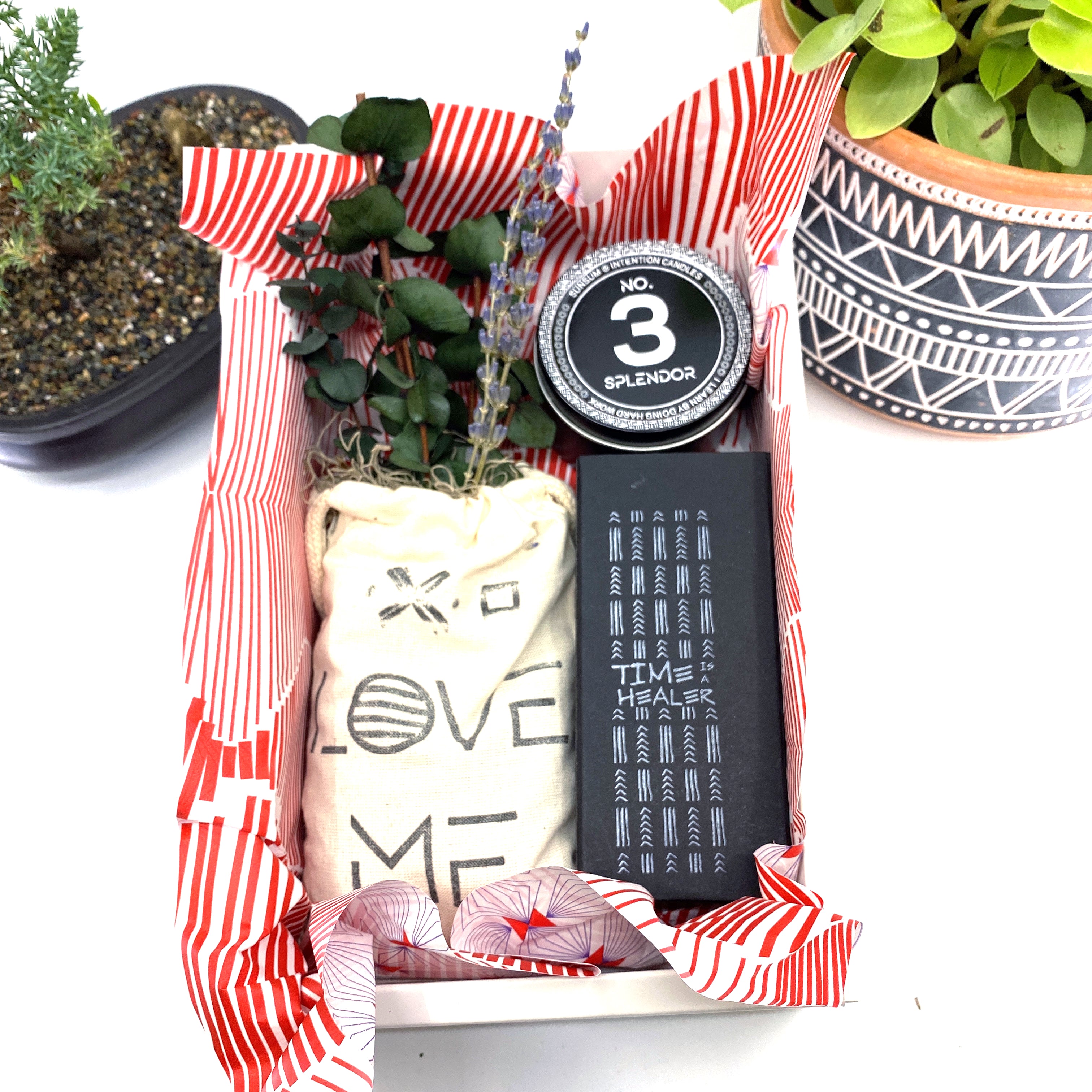 Words of Affirmation, Love Me, Dried Flower Bouquet & Self-Care, Gift ...