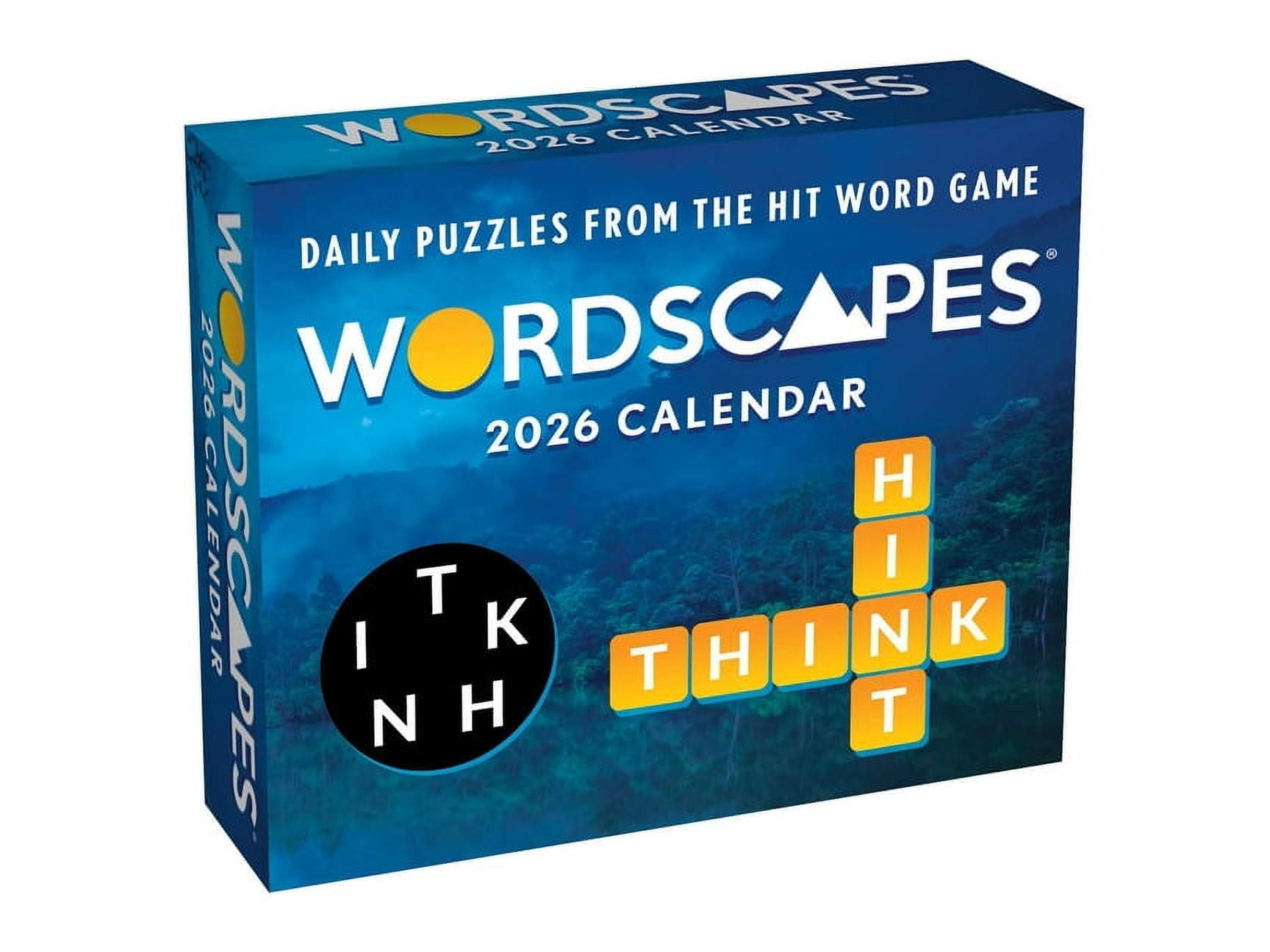 Wordscapes(r) Puzzle Fun 2026 Day-To-Day Calendar, (Paperback ...