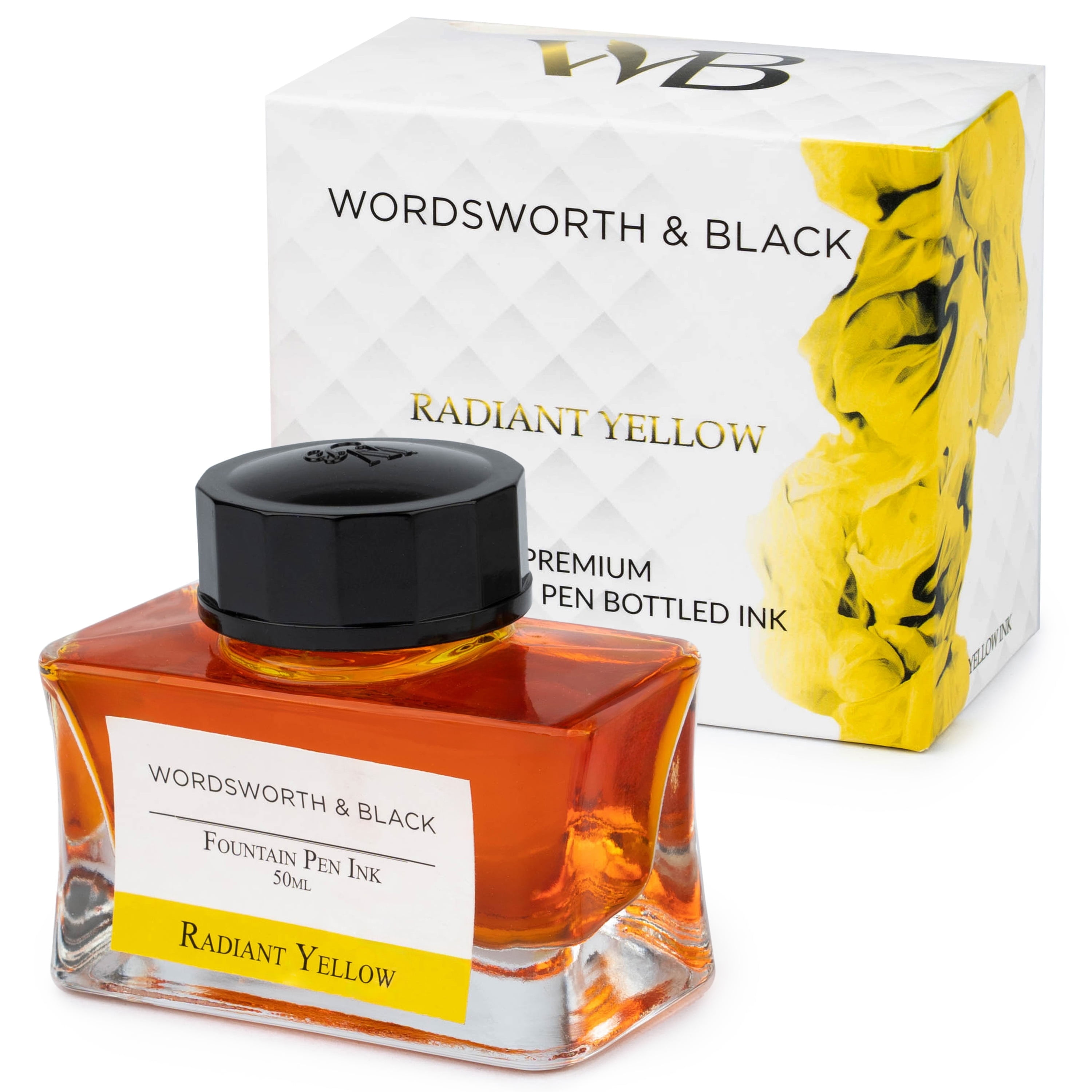 Wordsworth and Black Fountain Pen Ink Bottle (50 ml) Premium Luxury ...