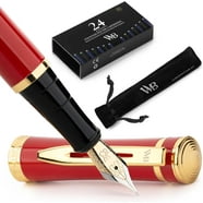 Wordsworth & Black Fountain Pen, Extra Fine Point Ink Pens, Black ...