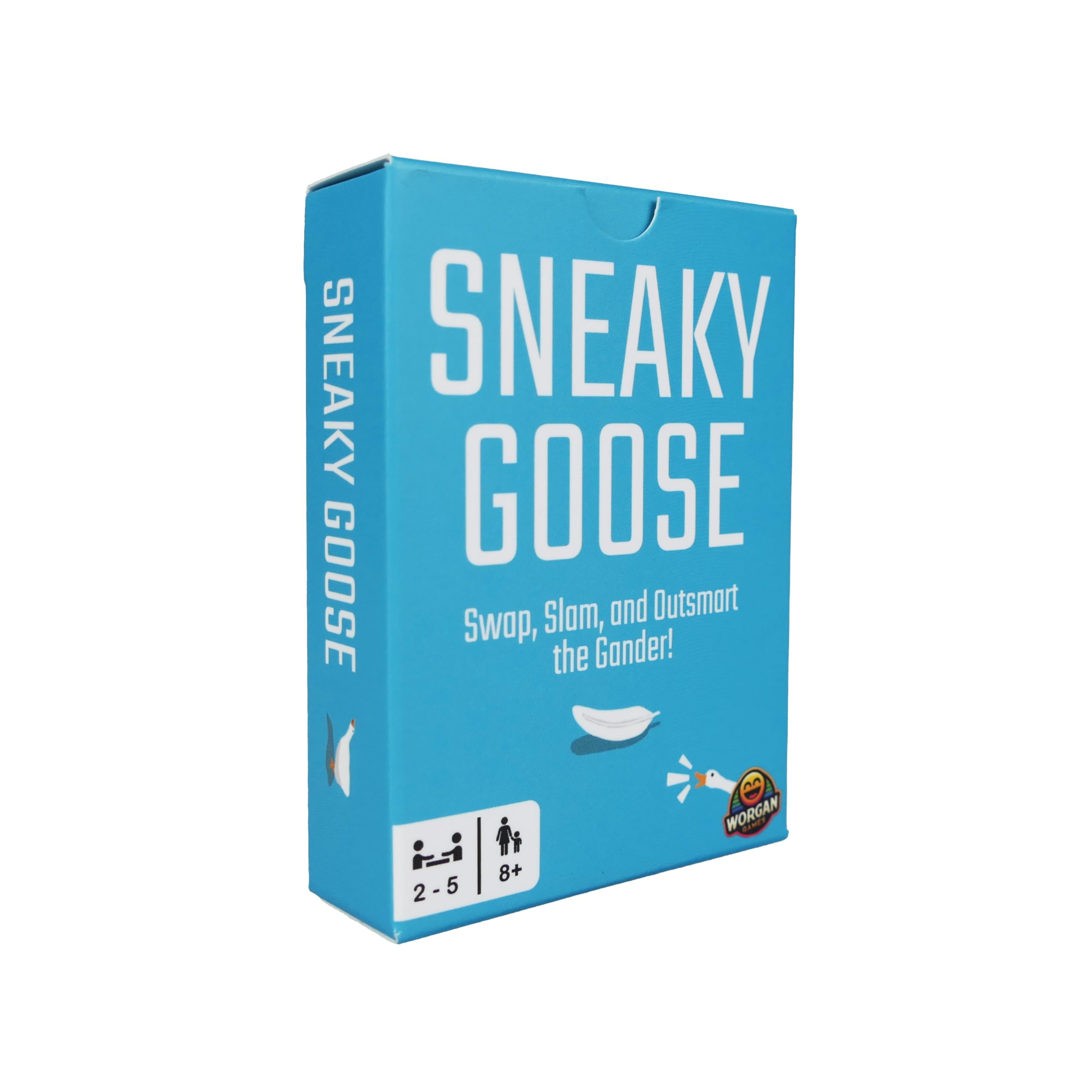 Worgan Games Sneaky Goose - Family Fun Strategy Card Game for Kids ...