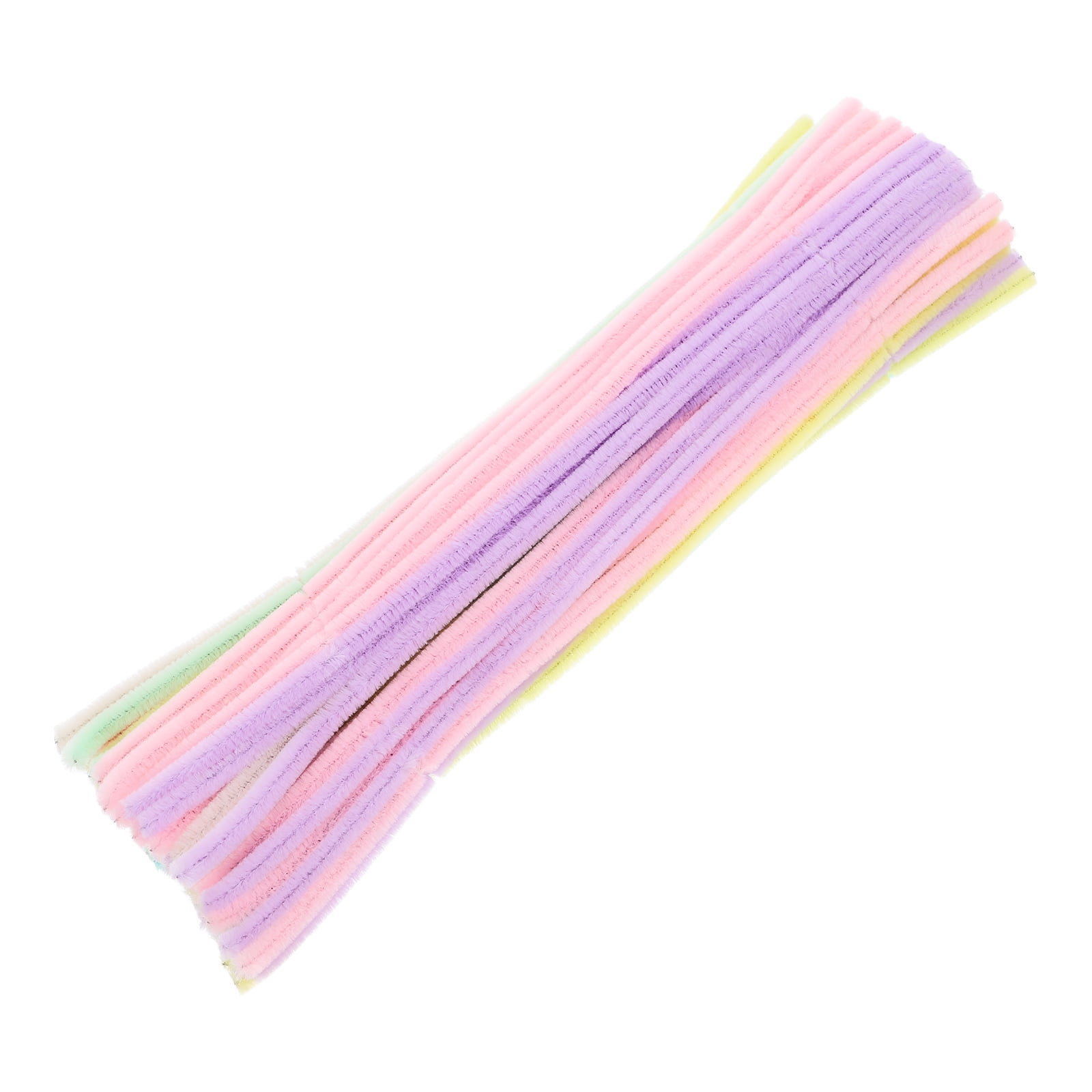 Worgeous 1 Bundle Chenille Stems Fluffy Iron Wires Twisted Sticks ...