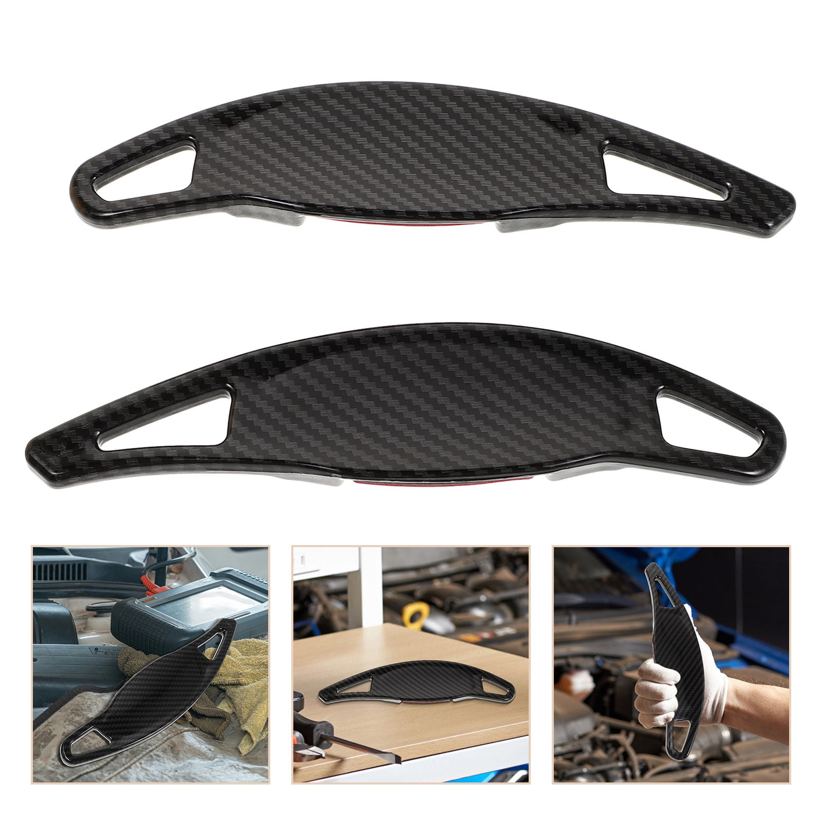 Worgeous 1 Pair ABS Plastic Steering Wheel Paddle Shifter for 11th Gen ...