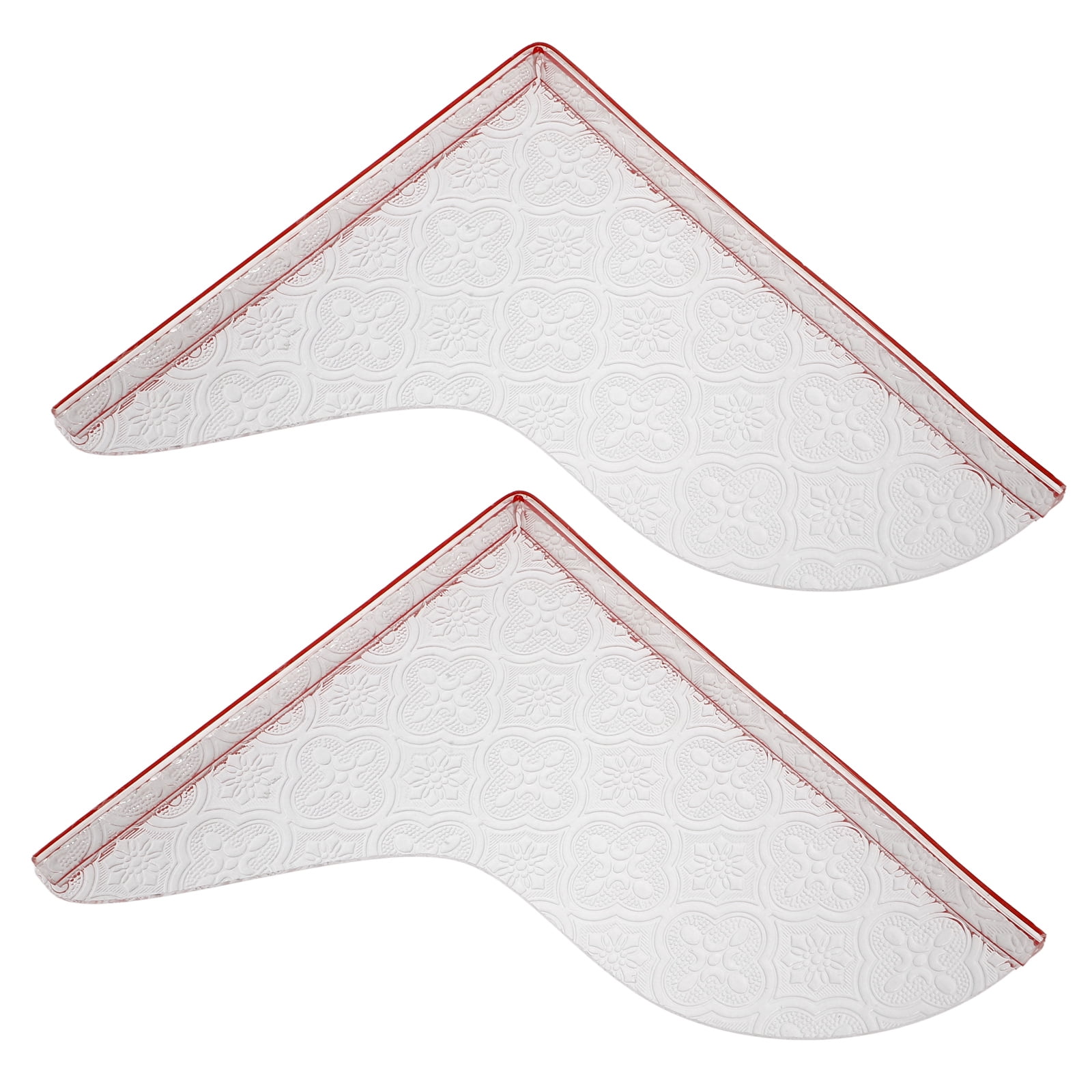 Worgeous 1 Pair Bathroom Water Splash Guard Removable Shower Water ...