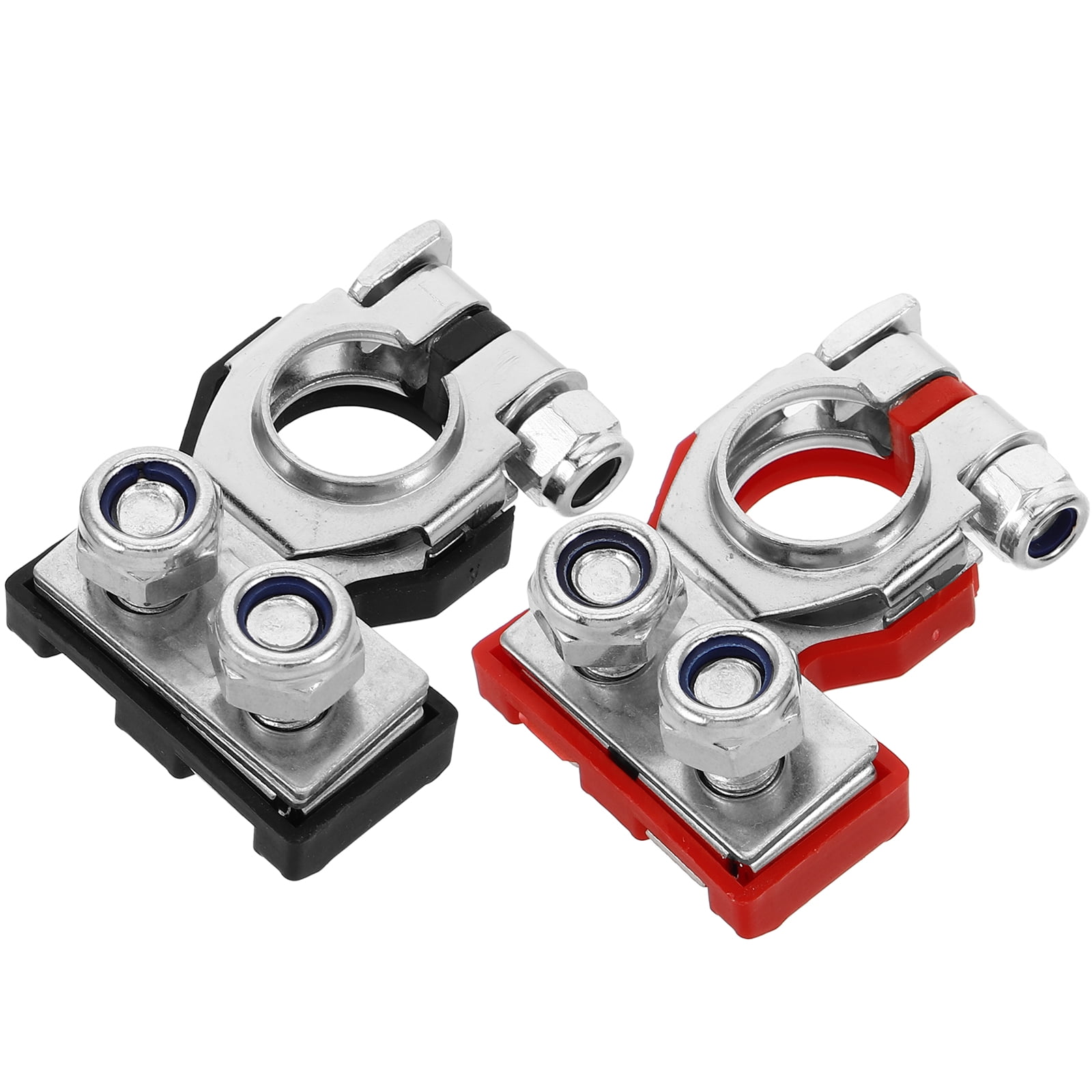 Worgeous 1 Pair Battery Terminal Clamp Connectors Positive Negative ...