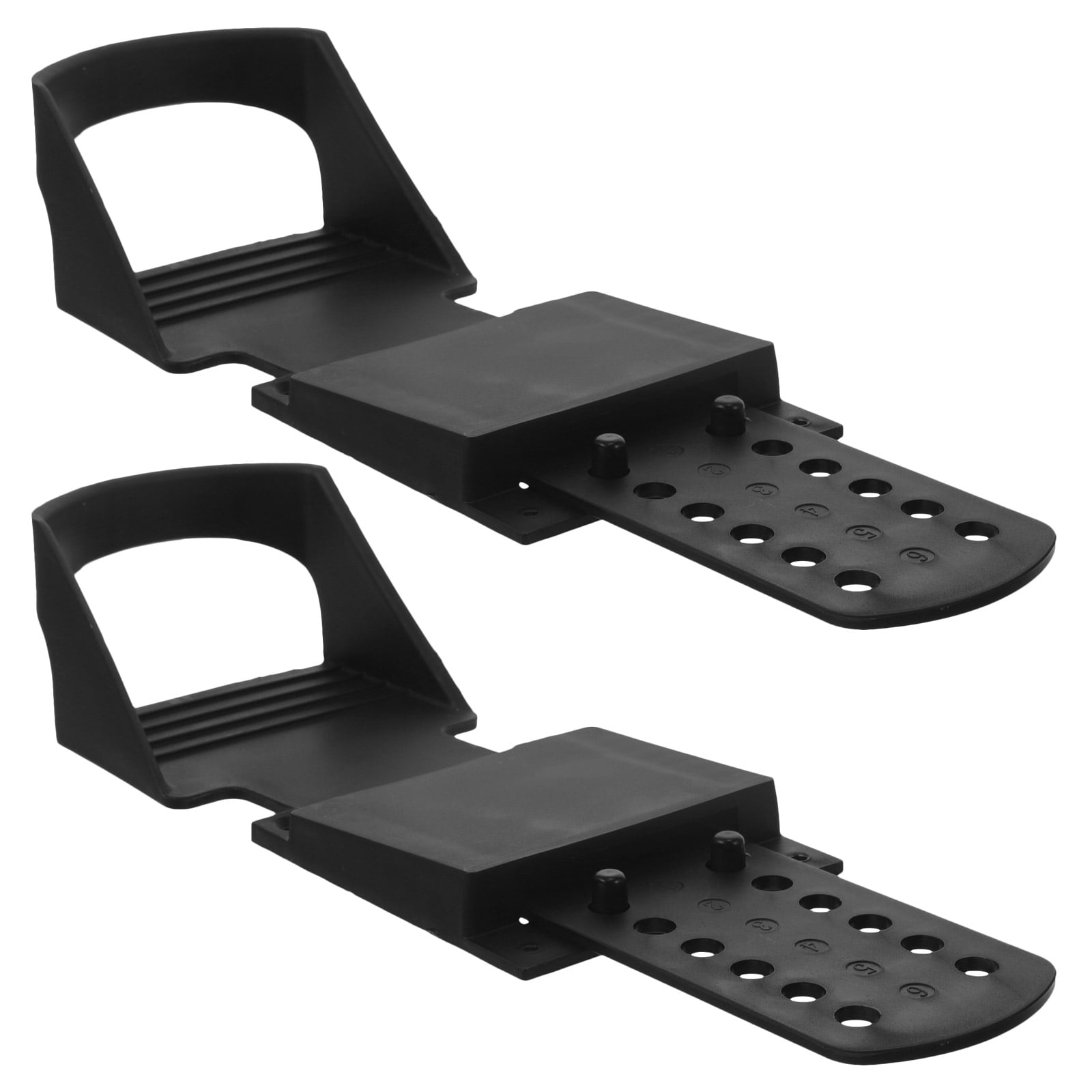 Worgeous Fitness Machine Pedals Black 1 Pair 12.6x3.7x0.4In - Walmart.com