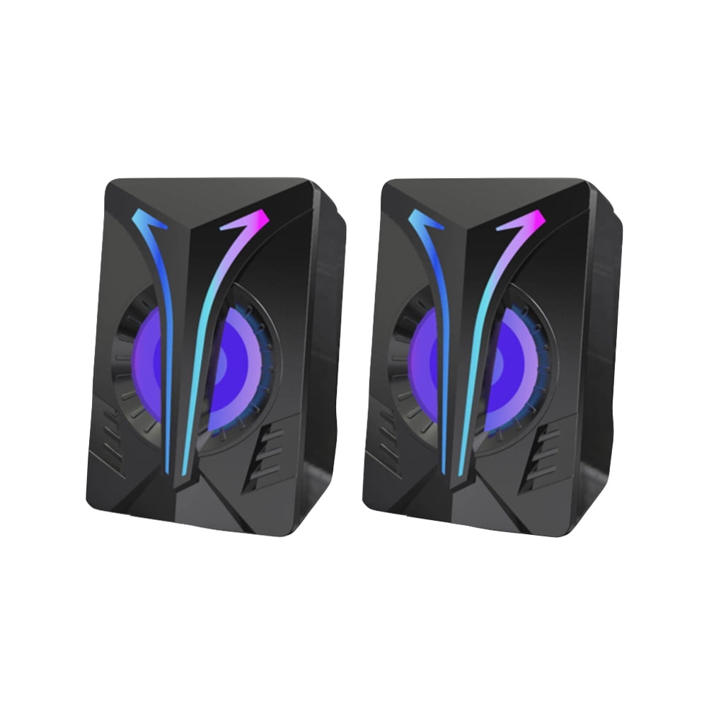 Worgeous 1 Pair Laptop Speakers Usb Powered Gaming Computer Speakers ...