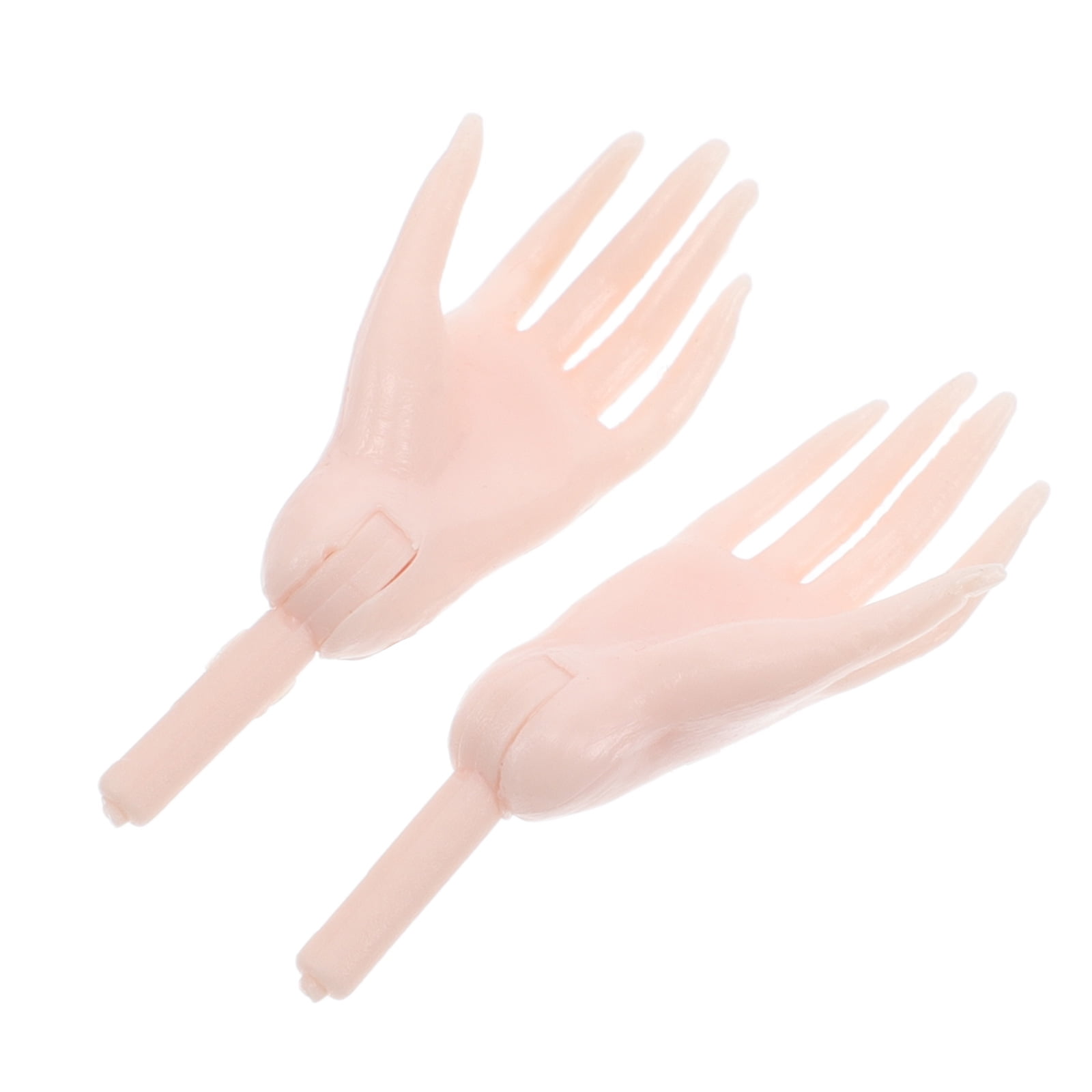 Worgeous 1 Pair Mini Finger Hands Tiny Plastic Hands Movable Hand Parts ...