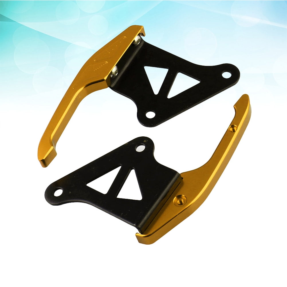 CIMAXIC Rear Seat Modification Motorcycle Decoration Golden 1 Pair ...