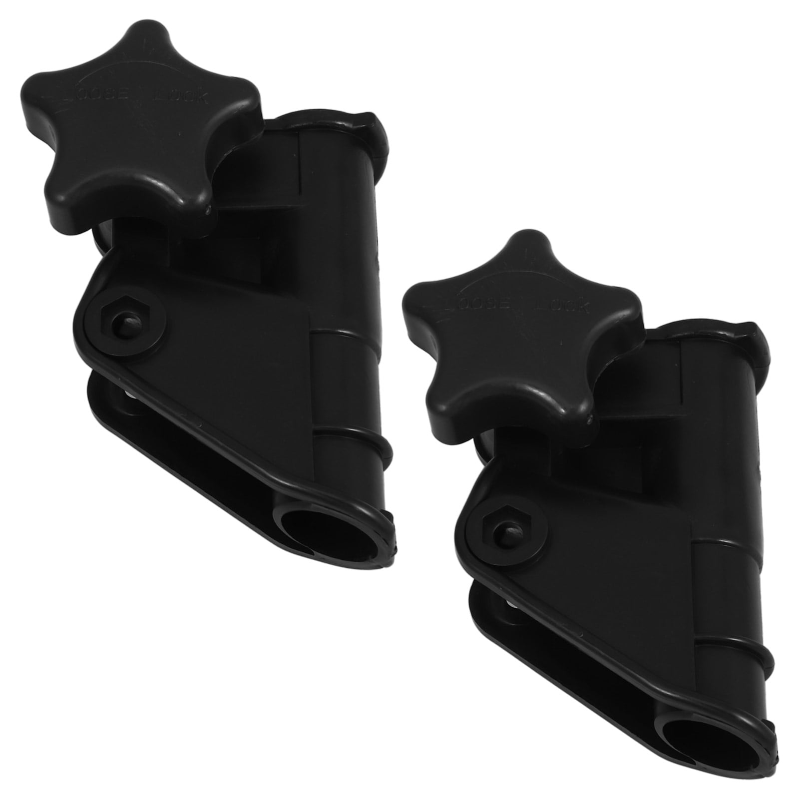 Worgeous 1 Pair Plastic Lounge Chair Seat Latch Hinge Fixed Catch Lock ...