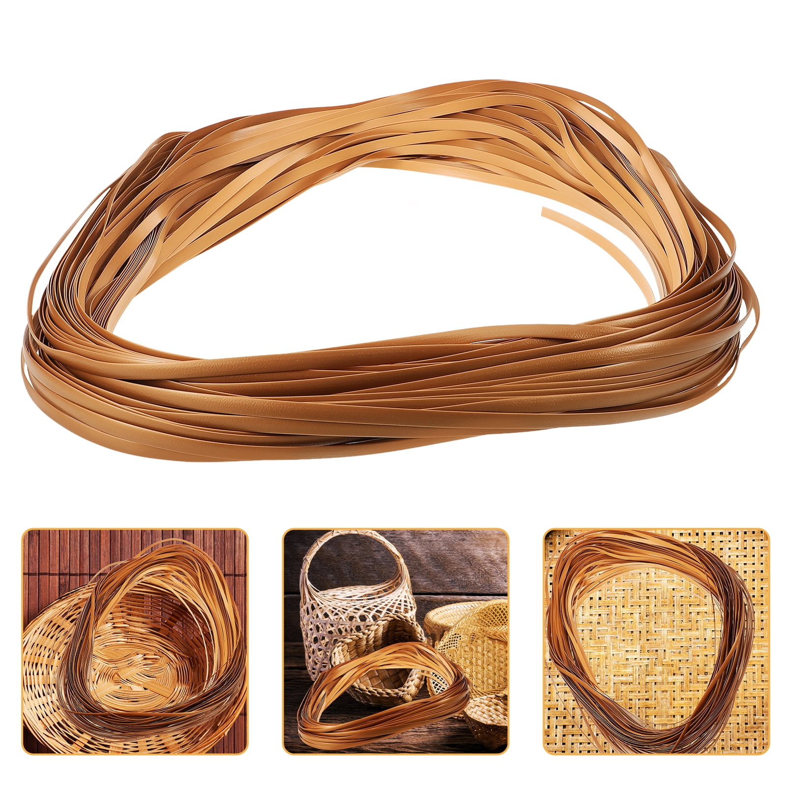 Worgeous 1 Roll Caning Material Imitation Rattan Woven Strips Rattan ...