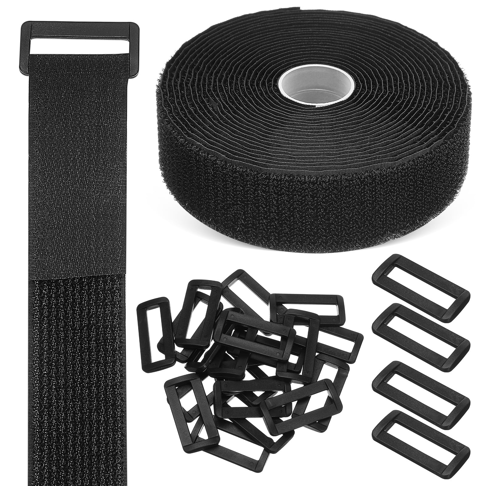 Worgeous 1 Roll Cinch Strap Hook And Loop Strap Wire Organizer Securing ...