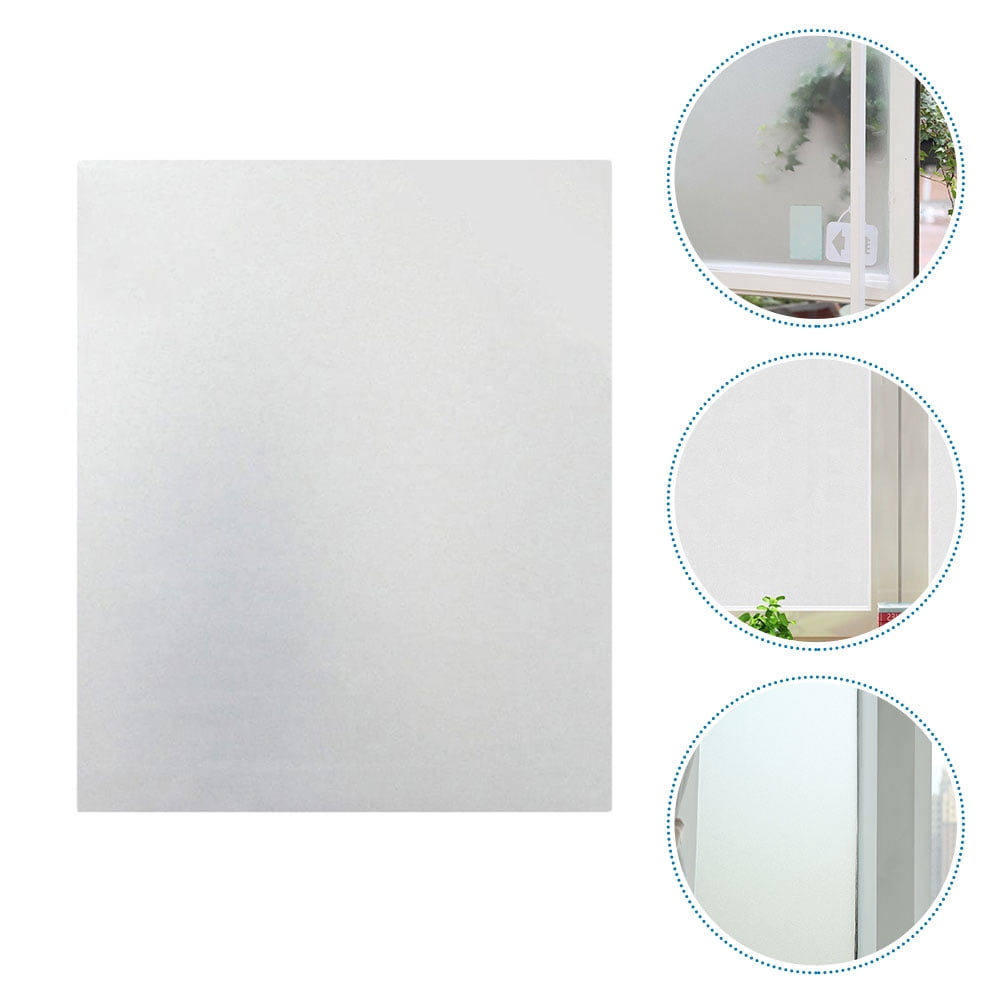 Worgeous 1 Roll Office Glass Sticker Anti-peeping Frosted Decal (Glue ...