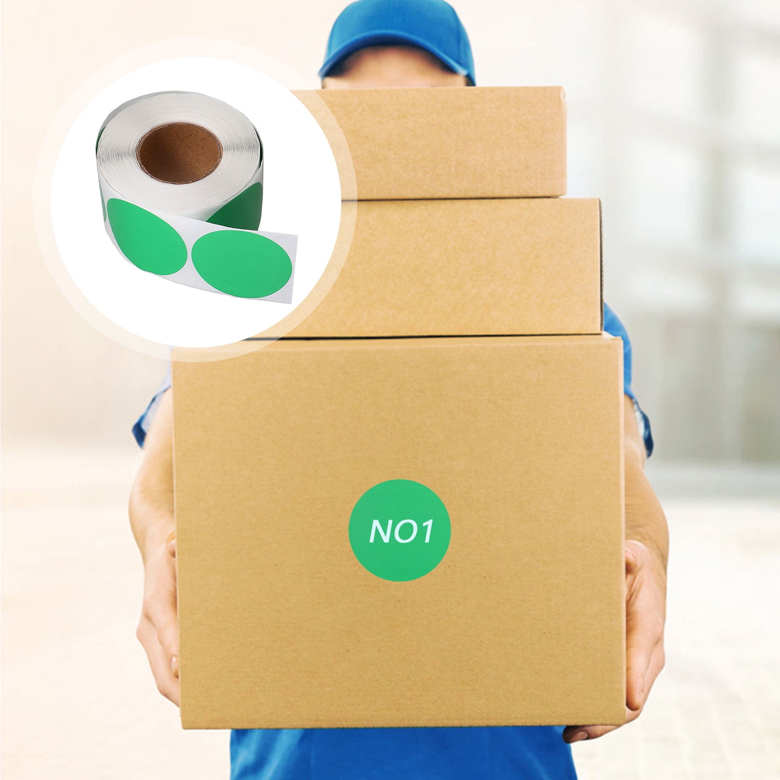 Worgeous 1 Roll of Label Sticker Printer Printable Sticker Blank Labels ...