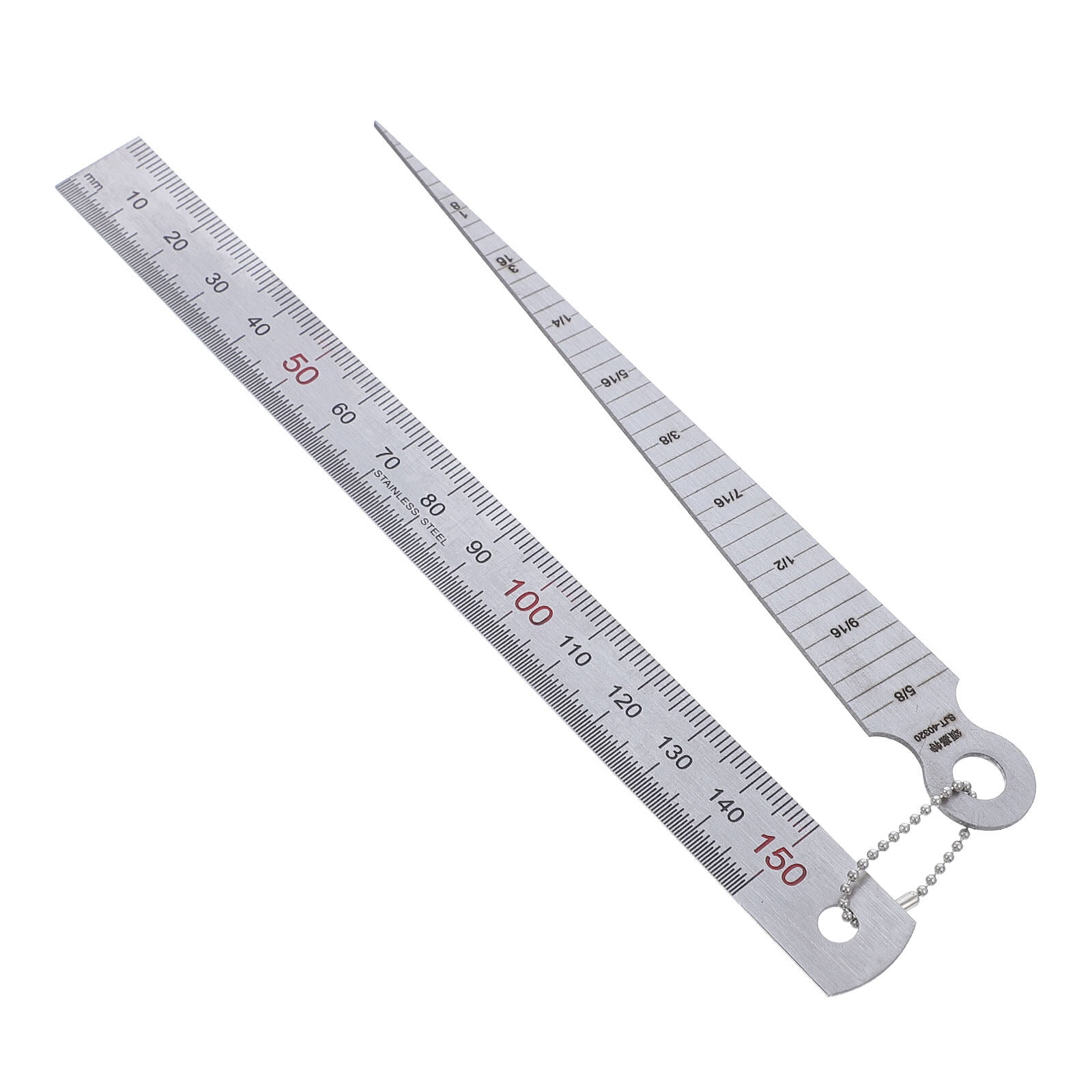 Worgeous 1 Set/2pcs Heavy Duty Taper Ruler Stainless Steel Taper Gauge ...