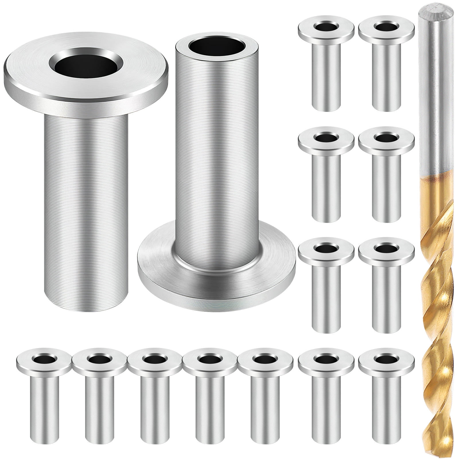 Worgeous 1 Set 30 Silver 2X1.26X0.64in Cable Railing Post Grommets for ...