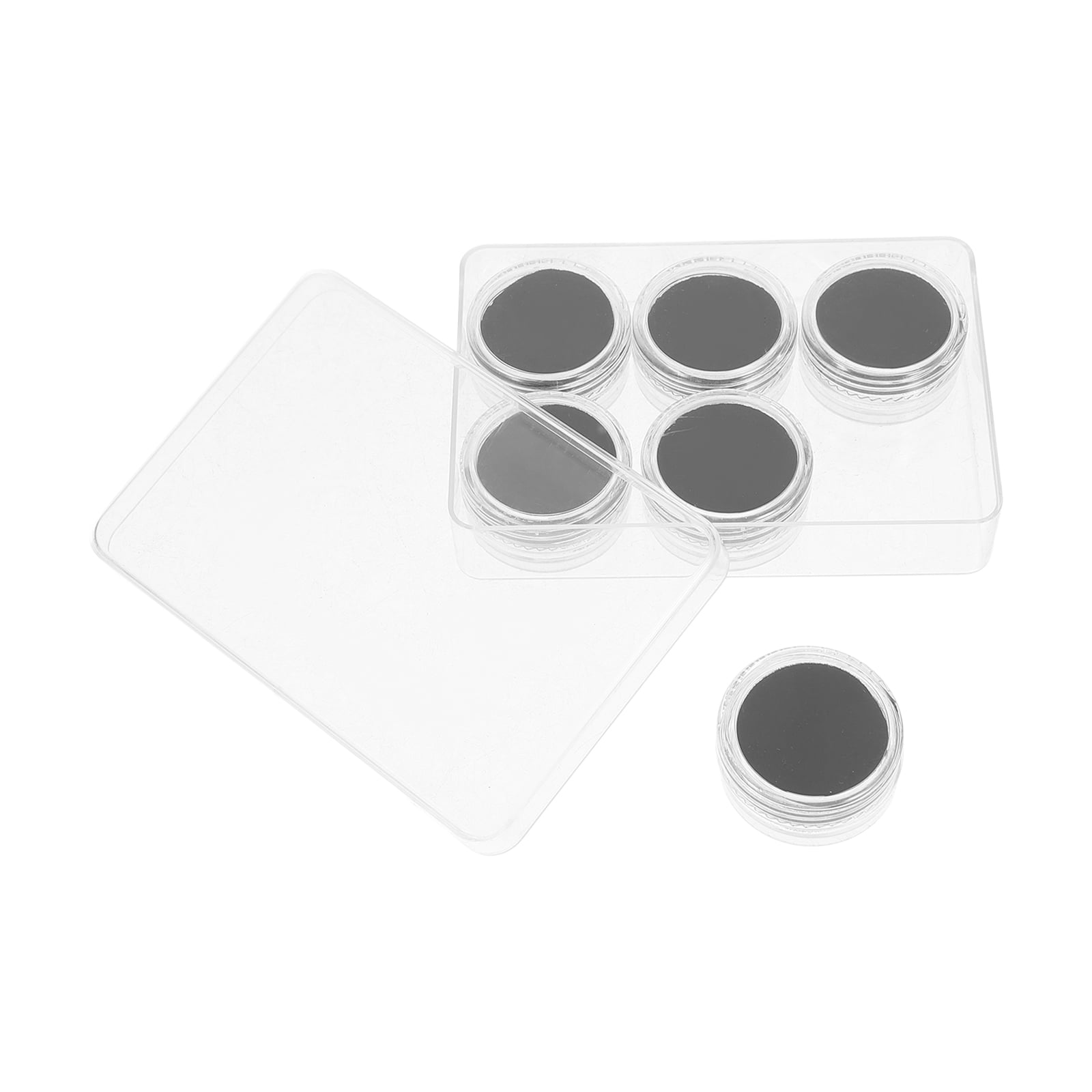 Worgeous 1 Set Acrylic Gemstone Storage Box with Threaded Lid for ...