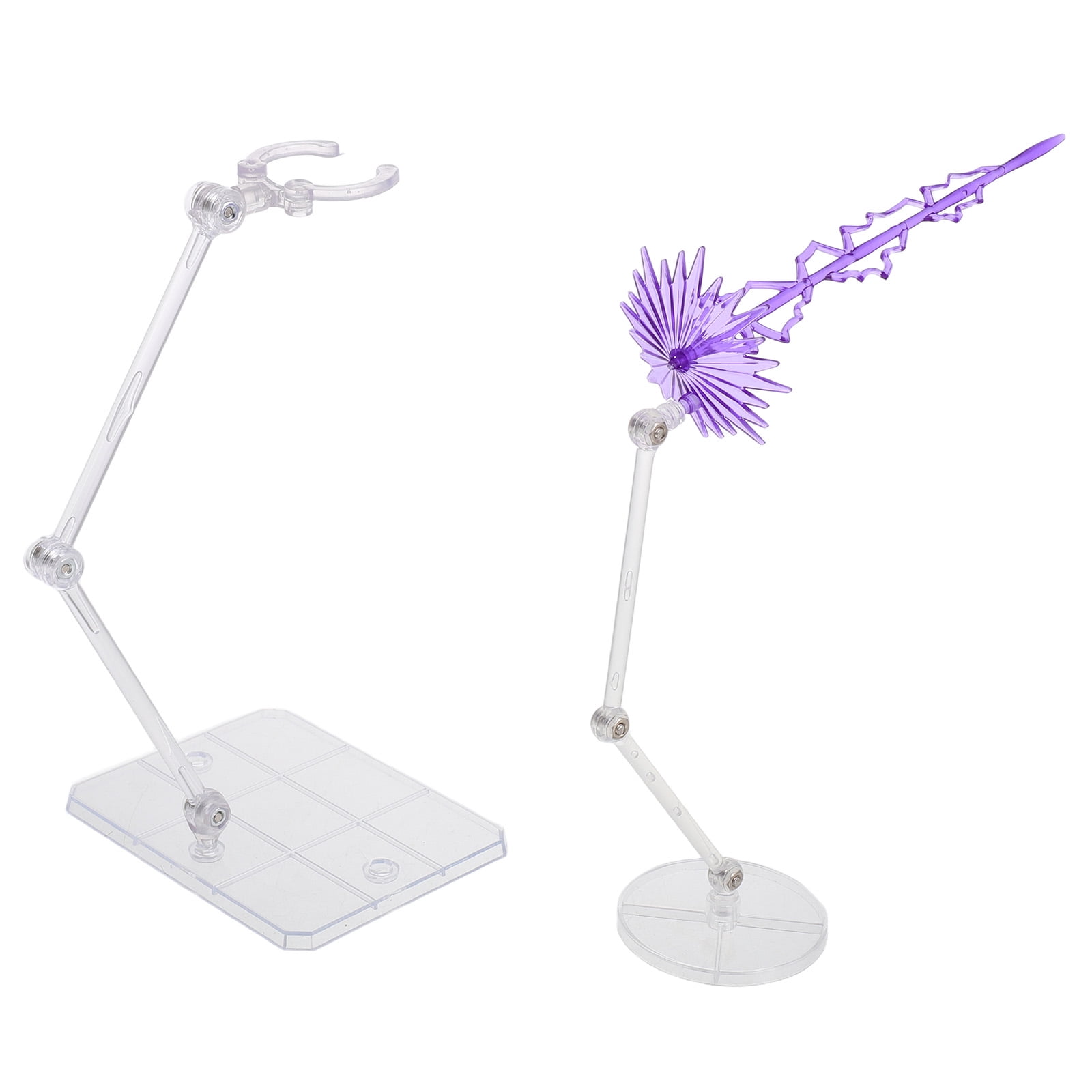 Worgeous 1 Set Action Figure Stand with Model Collection Assembly ...