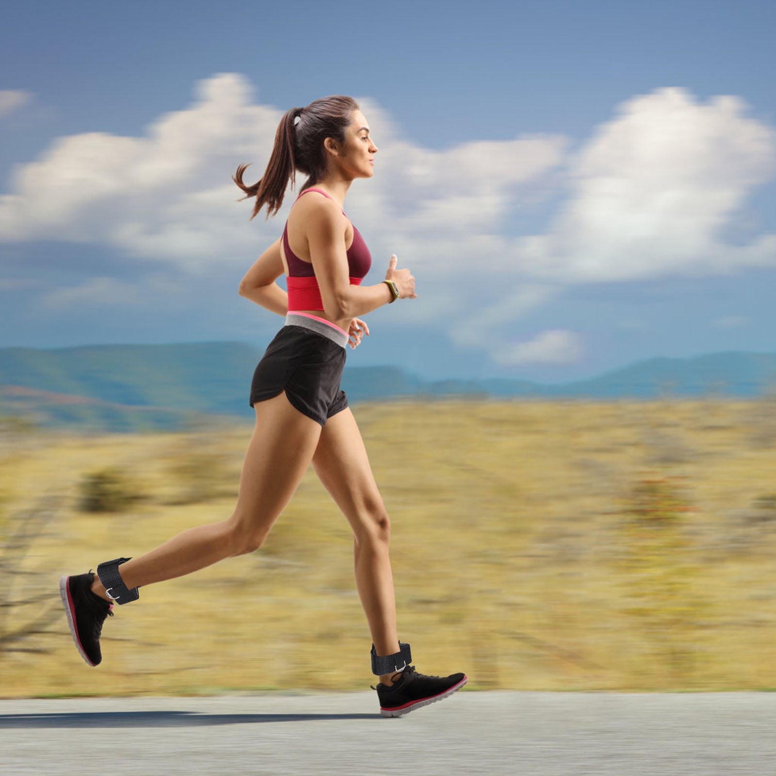 Worgeous 1 Set Ankle Resistance Training Speed and Agility Training Tool Ankle Resistance Bands ...