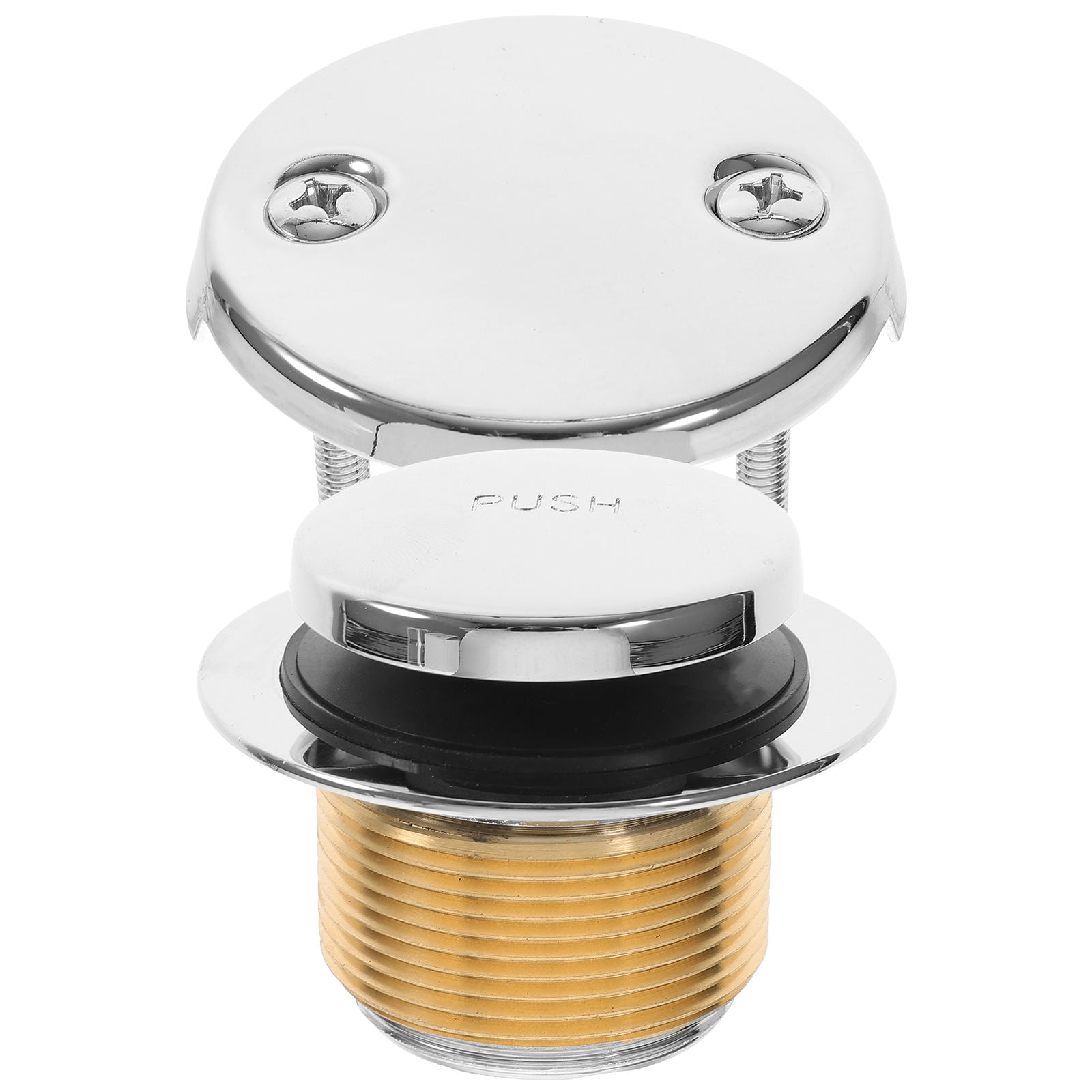 ETHZZLE Bathtub Drain Stoppers Bathtub Trim Kit Stainless Steel 1 Set 2 ...