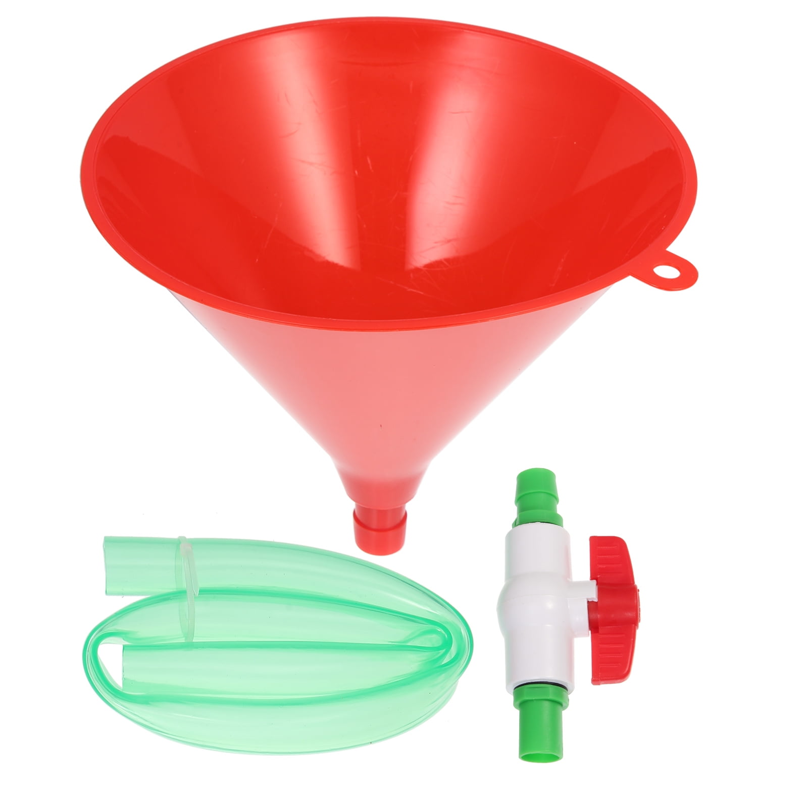 Worgeous 1 Set Beer Funnel with Valves Plastic Beer Funnel Tube ...