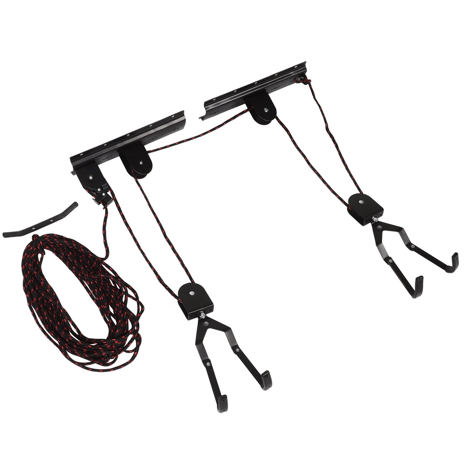 Worgeous 1 Set Bike Hoist Overhead Pulley System For Bicycles Or Ladders Garage Ceiling Storage ...