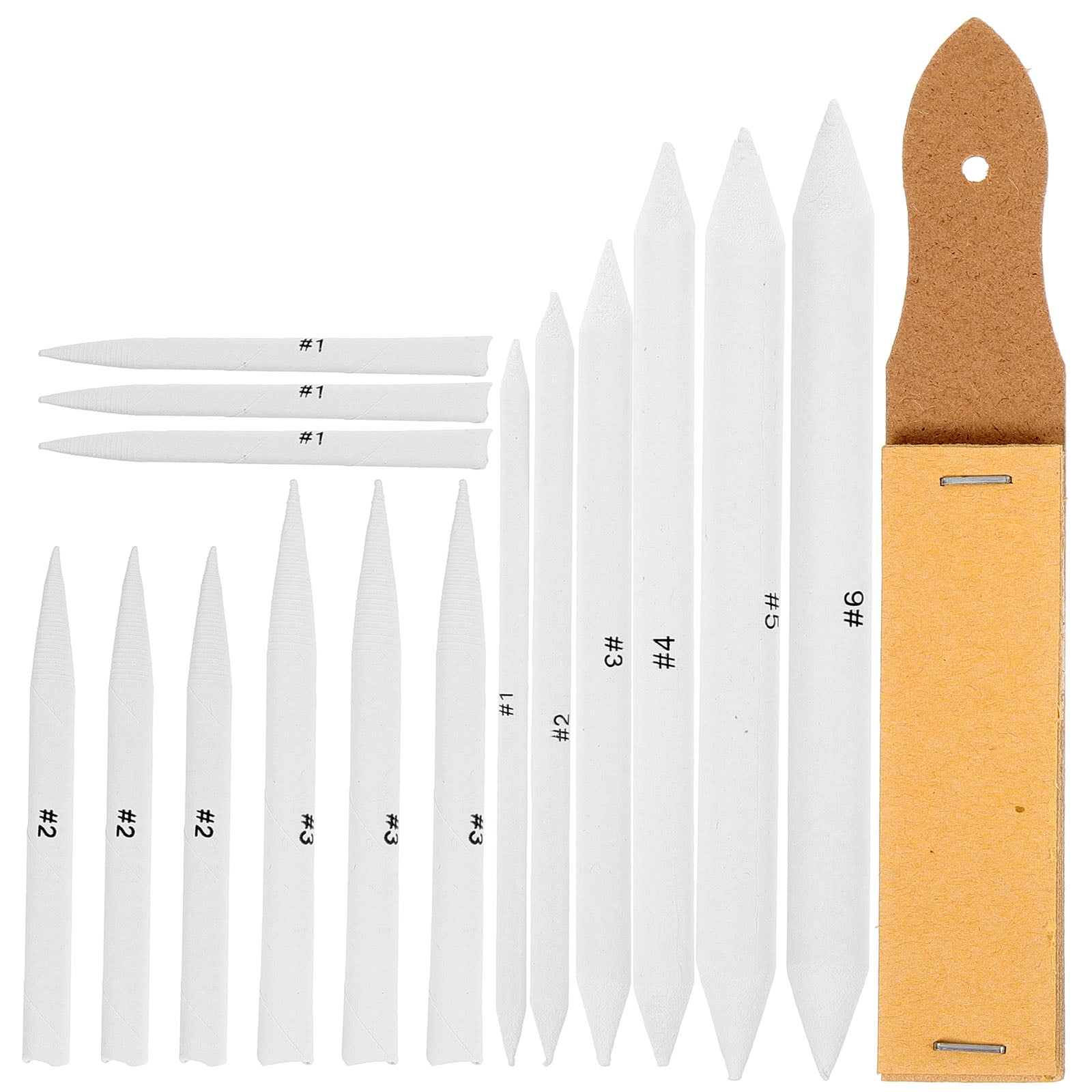 Worgeous 1 Set Blending Stumps for Drawing Sketch Tool Art Tools White ...