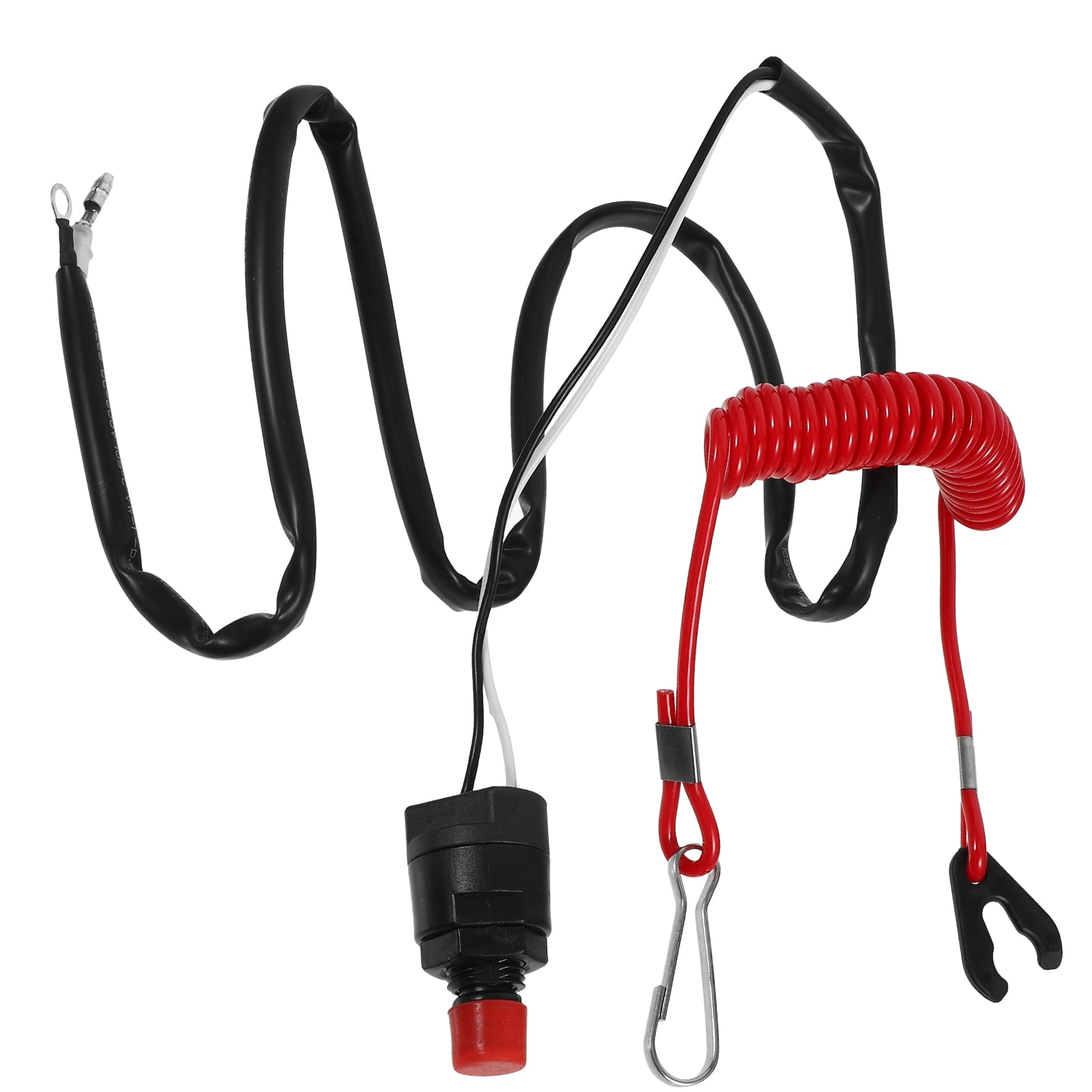 Worgeous 1 Set Boat Engine Start Push Button Boat Engine Lanyard Marine ...