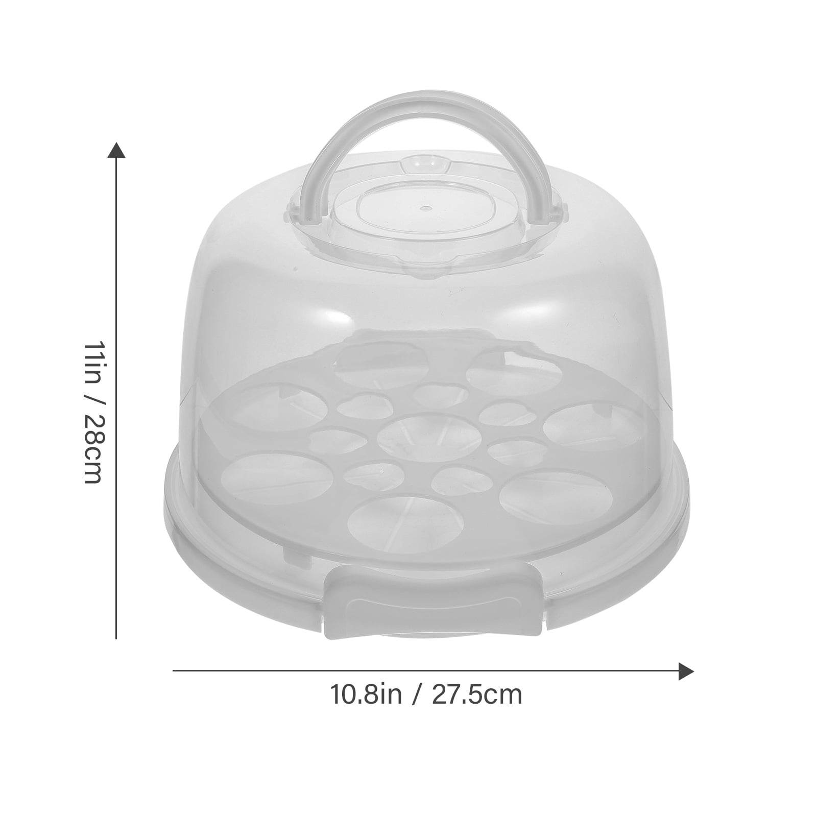 Worgeous 1 Set Cake Storage Container with Lid for Food Safety Portable ...