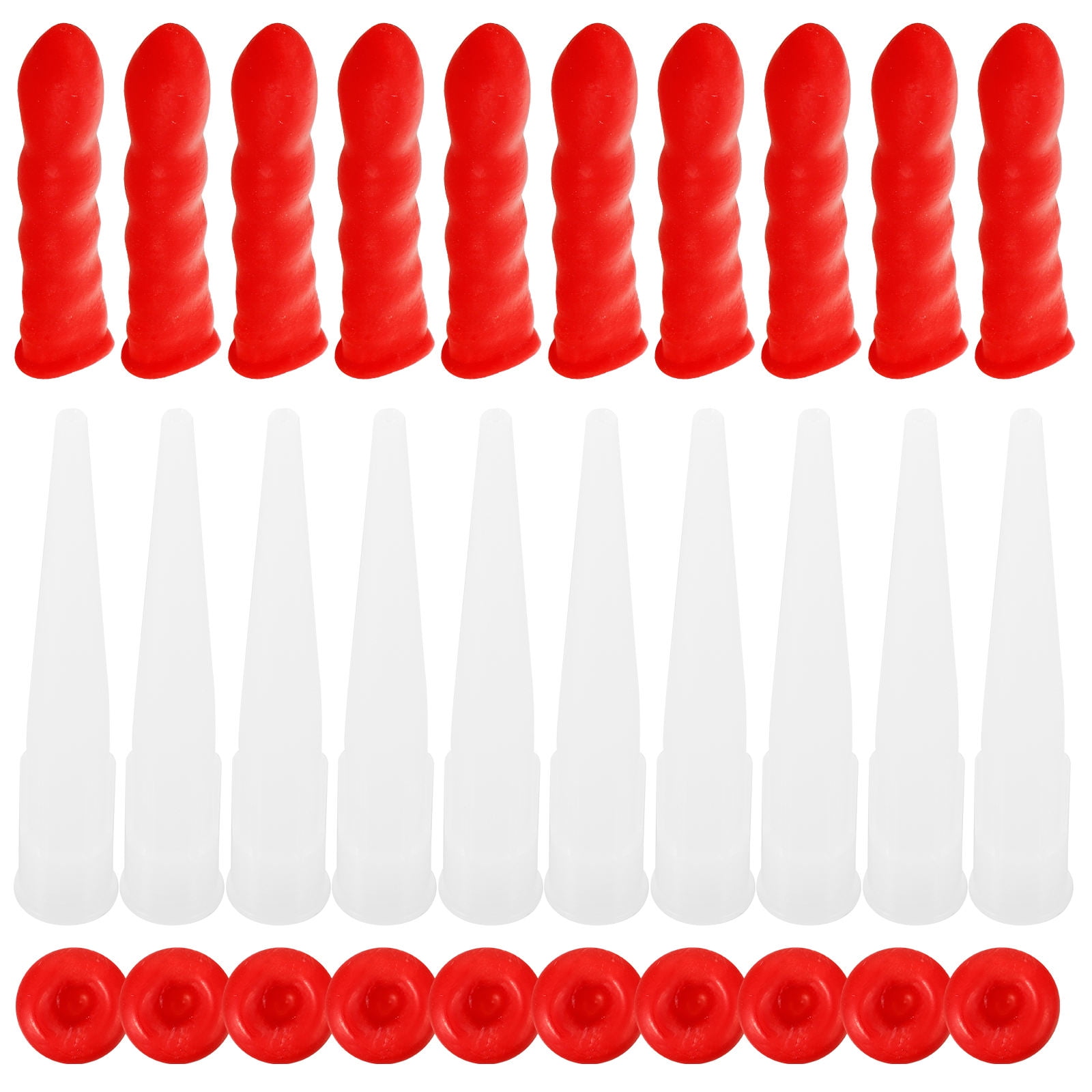 Worgeous 1 Set Caulk Tips Caulk Saver Caps Caulking Tip Applicators ...