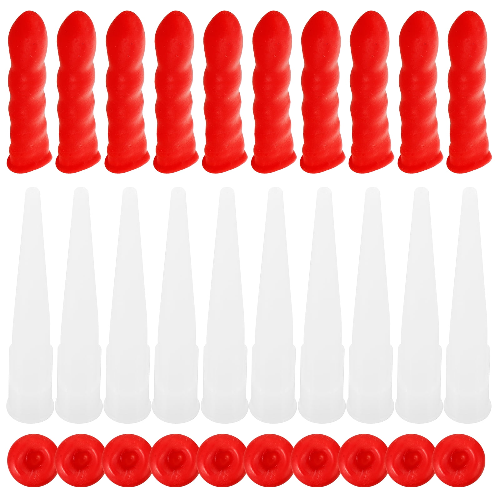 Worgeous 1 Set Caulk Tips Caulk Saver Caps Caulking Tip Applicators ...