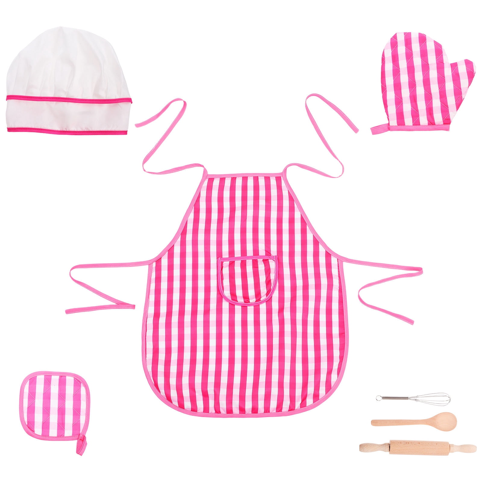 Worgeous 1 Set Children Apron and Chef Hat Set Kids Baking Kit for ...