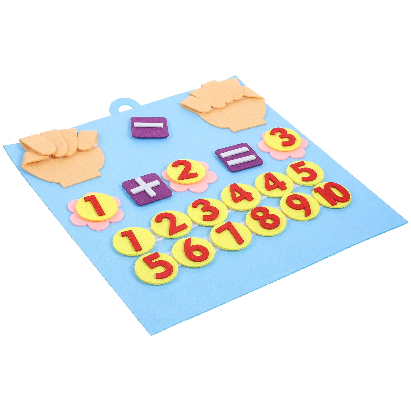 Worgeous Number Cognitive Toy Math Board Toy Light Blue Non-woven ...