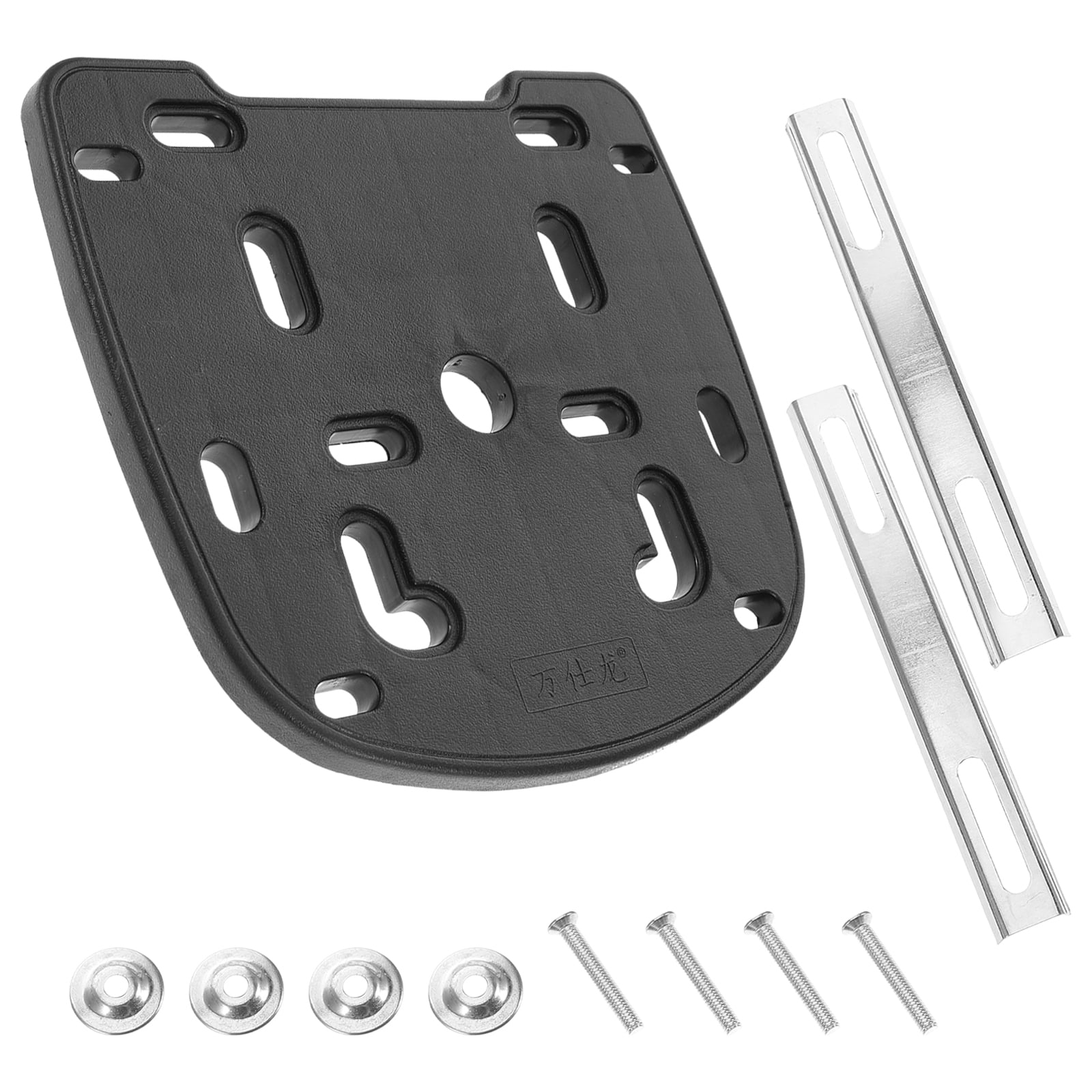 Worgeous 1 Set Flat Mount Fitting Adapter for Motorcycle Rear Luggage ...