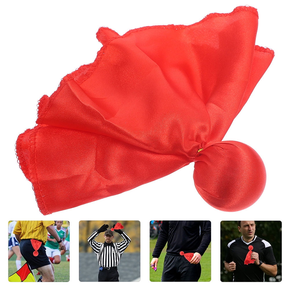 Worgeous 1 Set Football Referee Penalty Flag and Bean Bag Referee ...