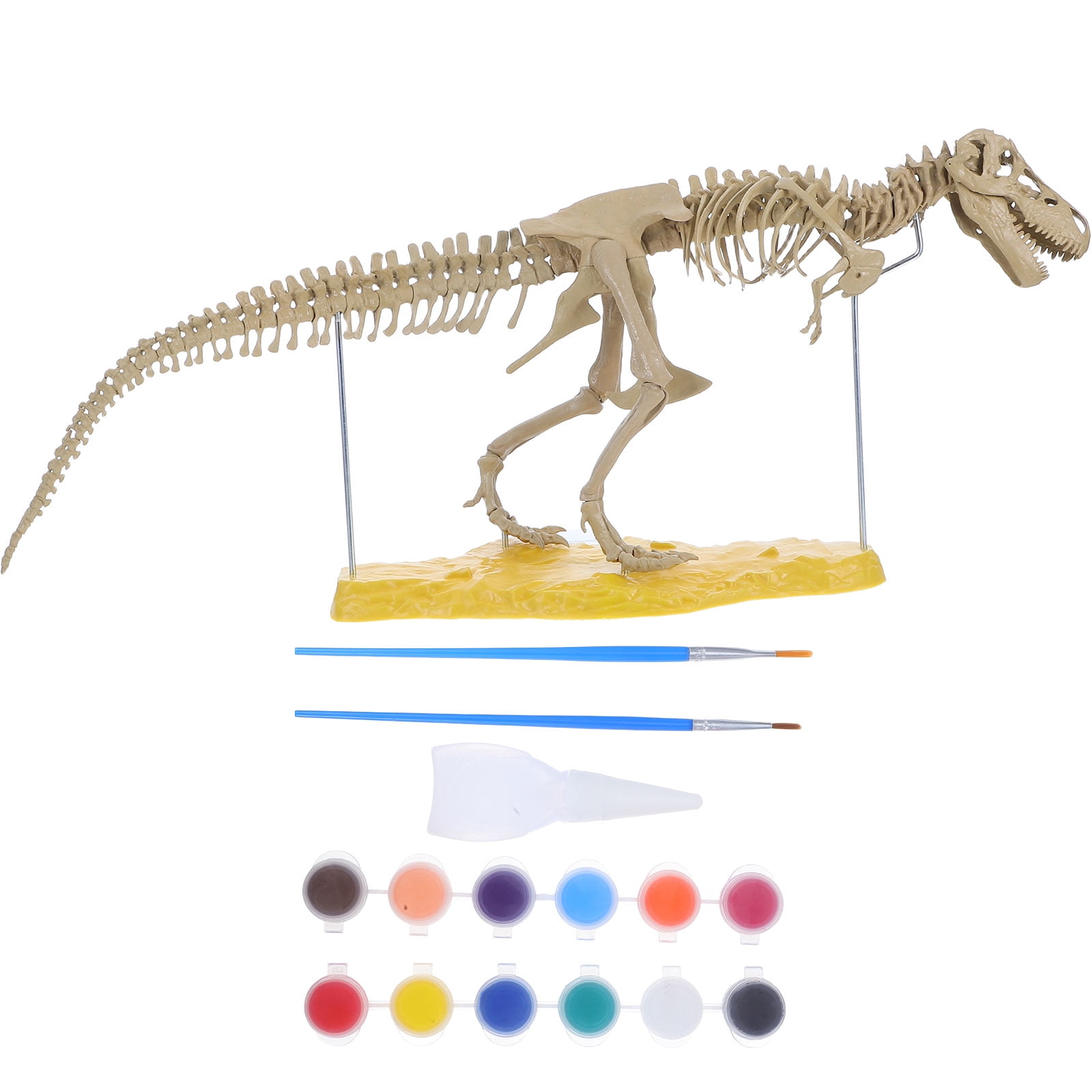 Worgeous 1 Set Funny Dinosaur Skeleton Toy Realistic PVC Assembly ...