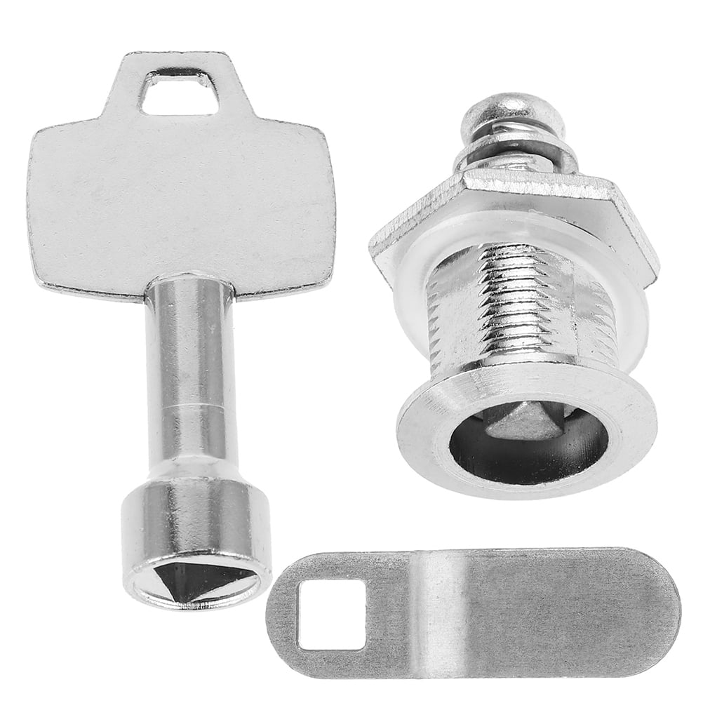 Worgeous 1 Set of Garbage Can Lid Lock Trashcan Triangle Lock Trash Bin ...