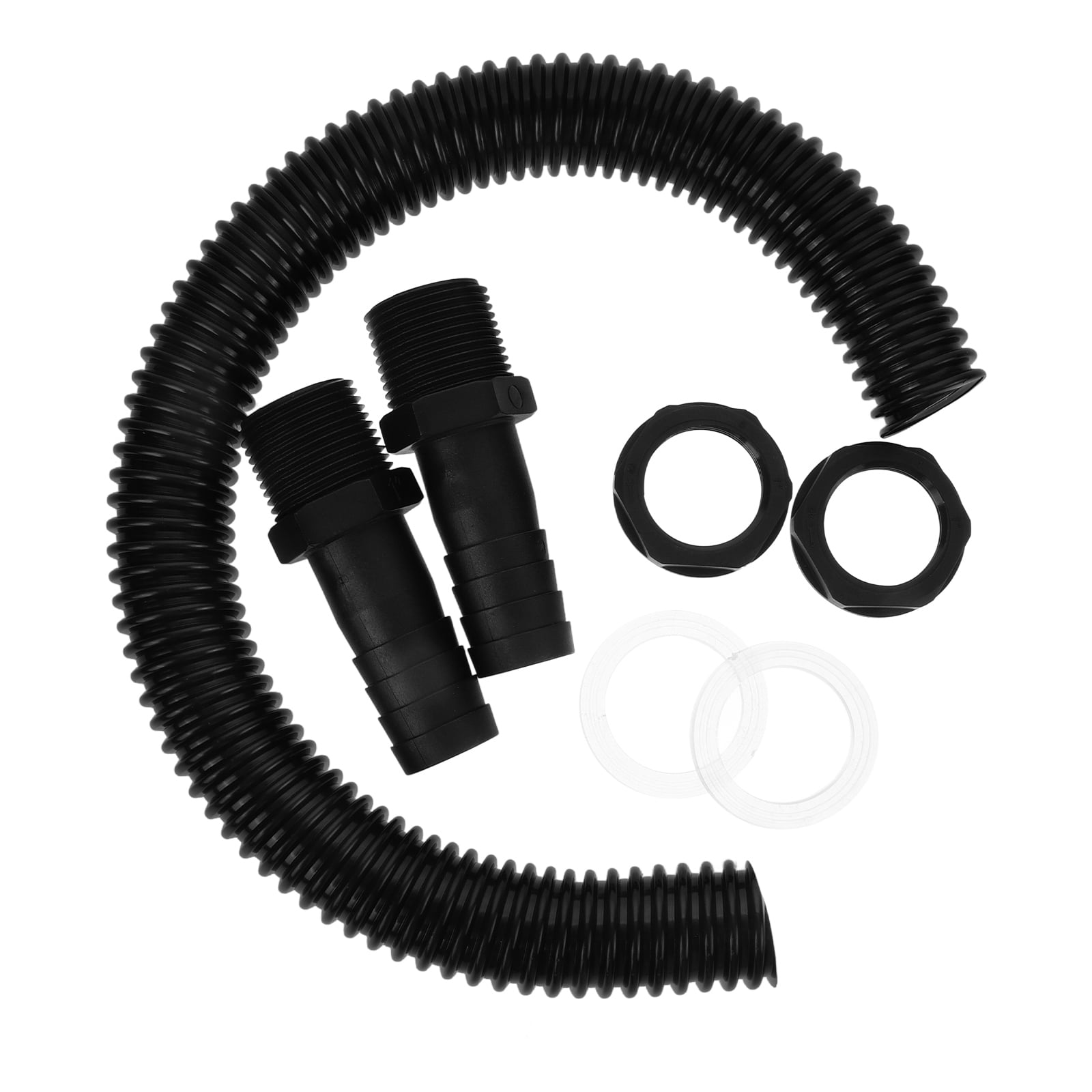 Worgeous 1 Set Hose Adapters Bulkhead Fitting Replacement Water Tank Fitting Connector With Hose ...