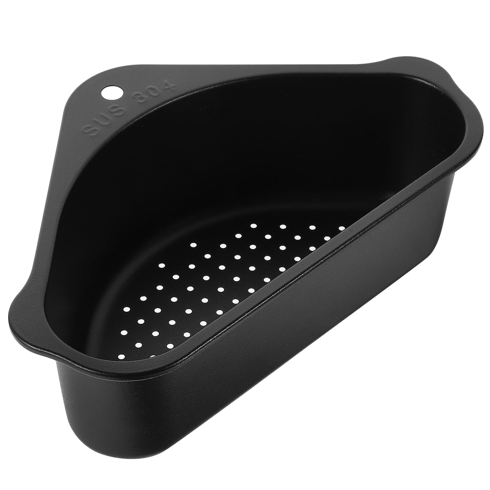 Worgeous 1 Set Metal Sink Strainer Black Triangle Stainless Steel For ...