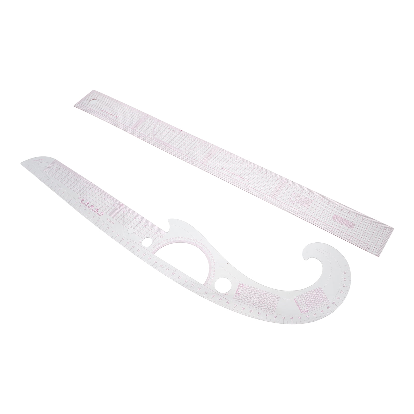 Worgeous 1 Set Of Sewing Ruler Plastic French Curve Ruler For Pattern ...